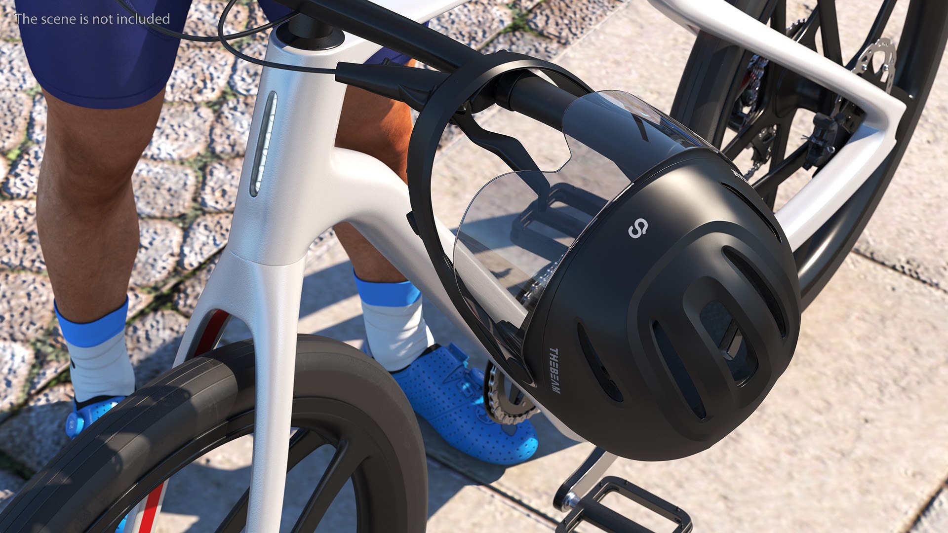 Virgo E-bike Helmet Black model - TurboSquid 2144488