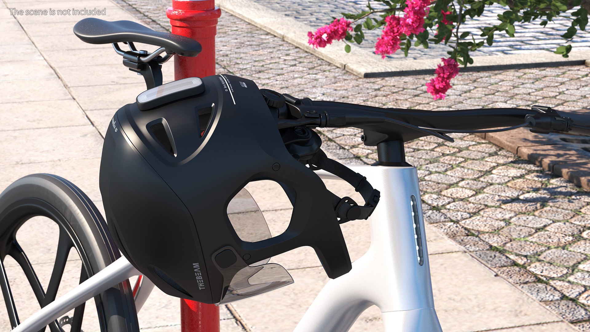 Virgo E-bike Helmet Black model - TurboSquid 2144488