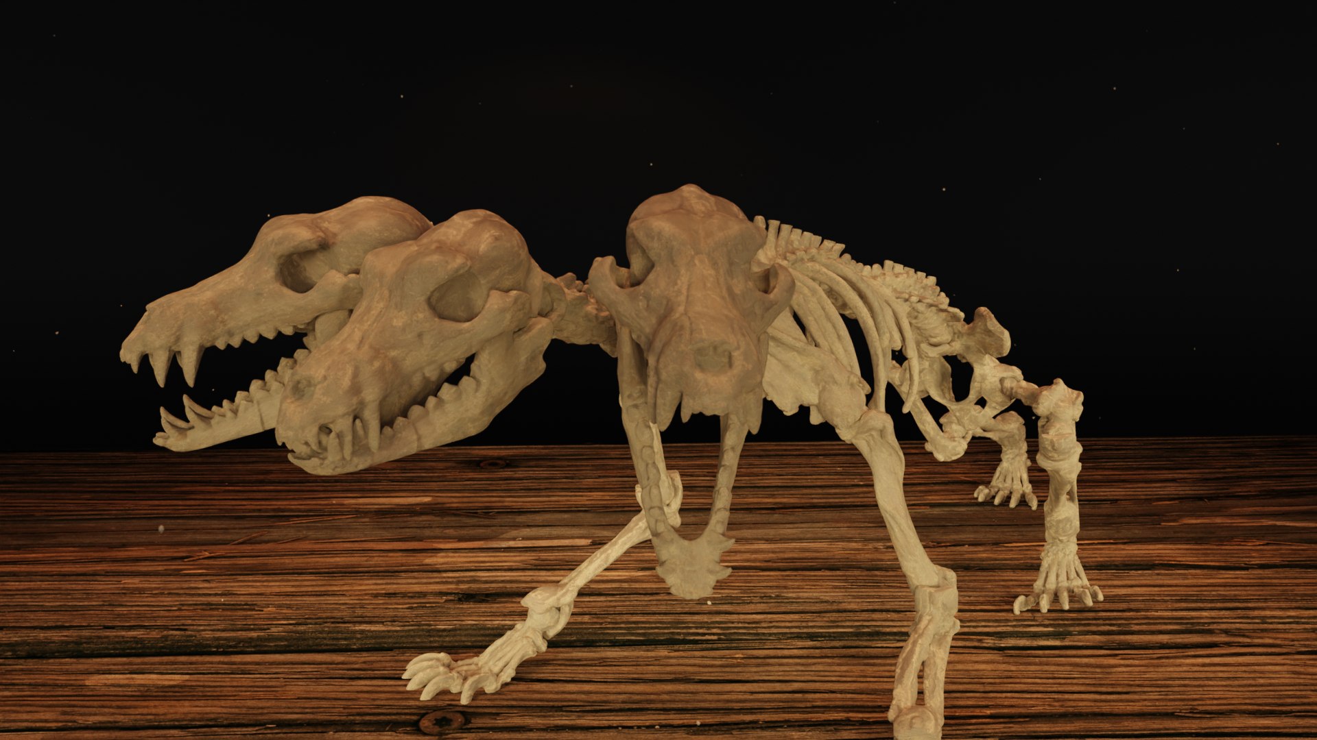 3D Cerberus Skeleton Model - TurboSquid 1835999