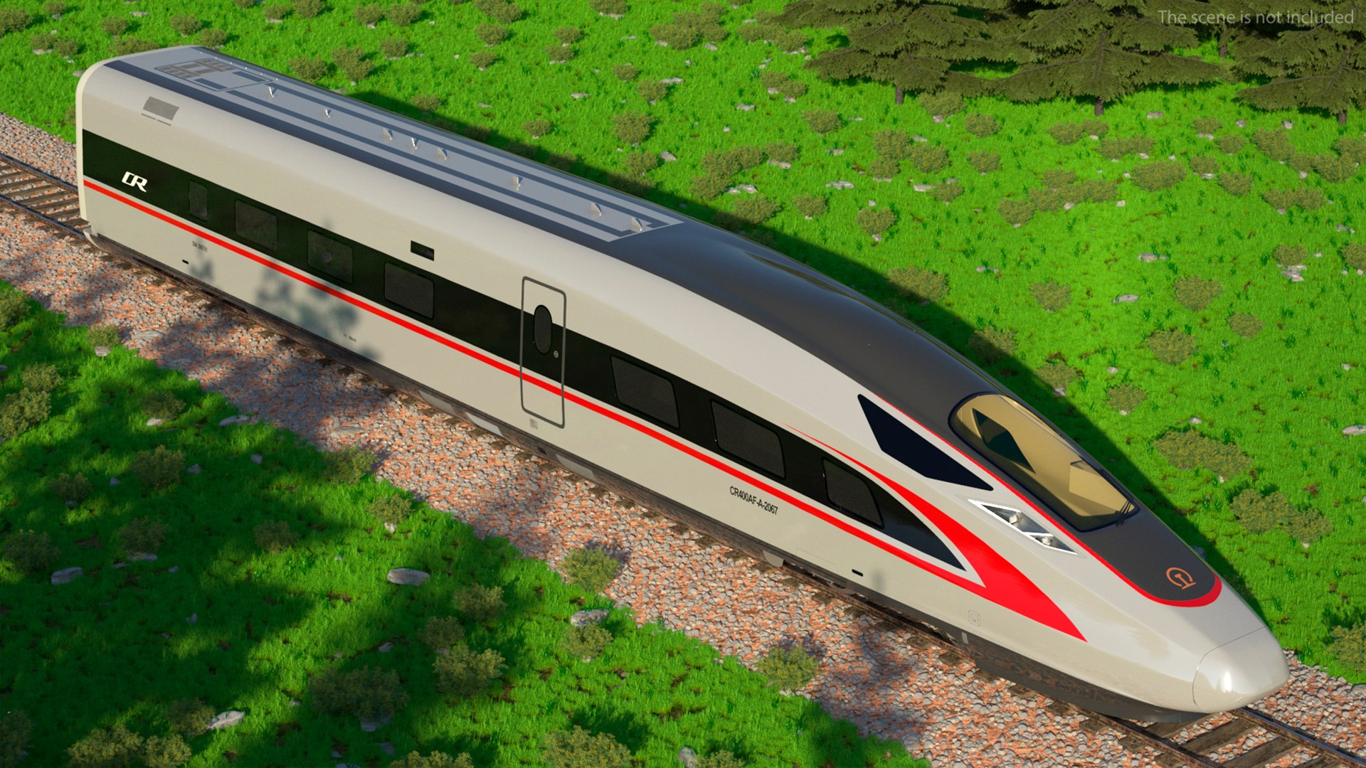 CR400 Fuxing Train Locomotive Head 3D - TurboSquid 2086966