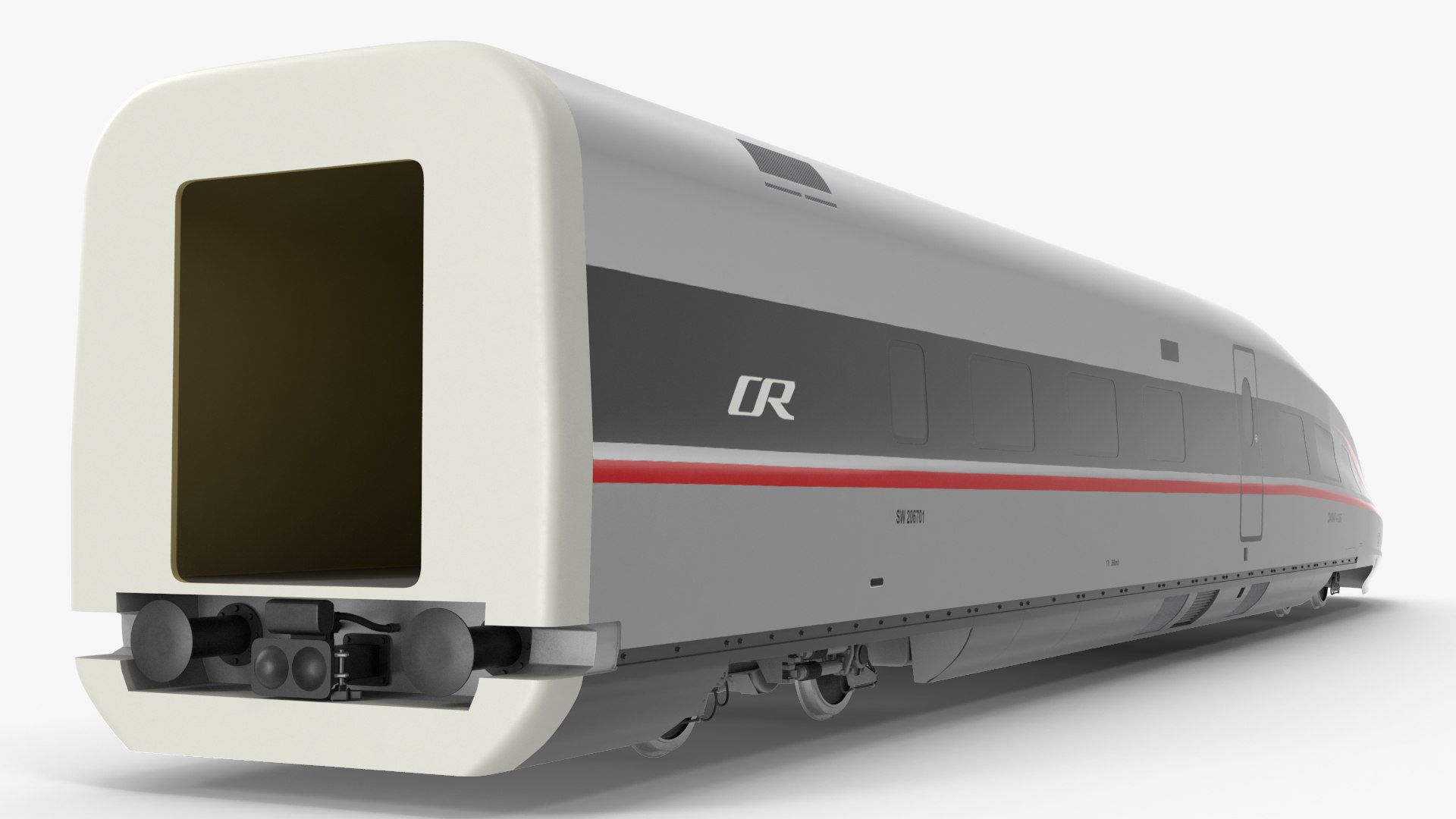 CR400 Fuxing Train Locomotive Head 3D - TurboSquid 2086966