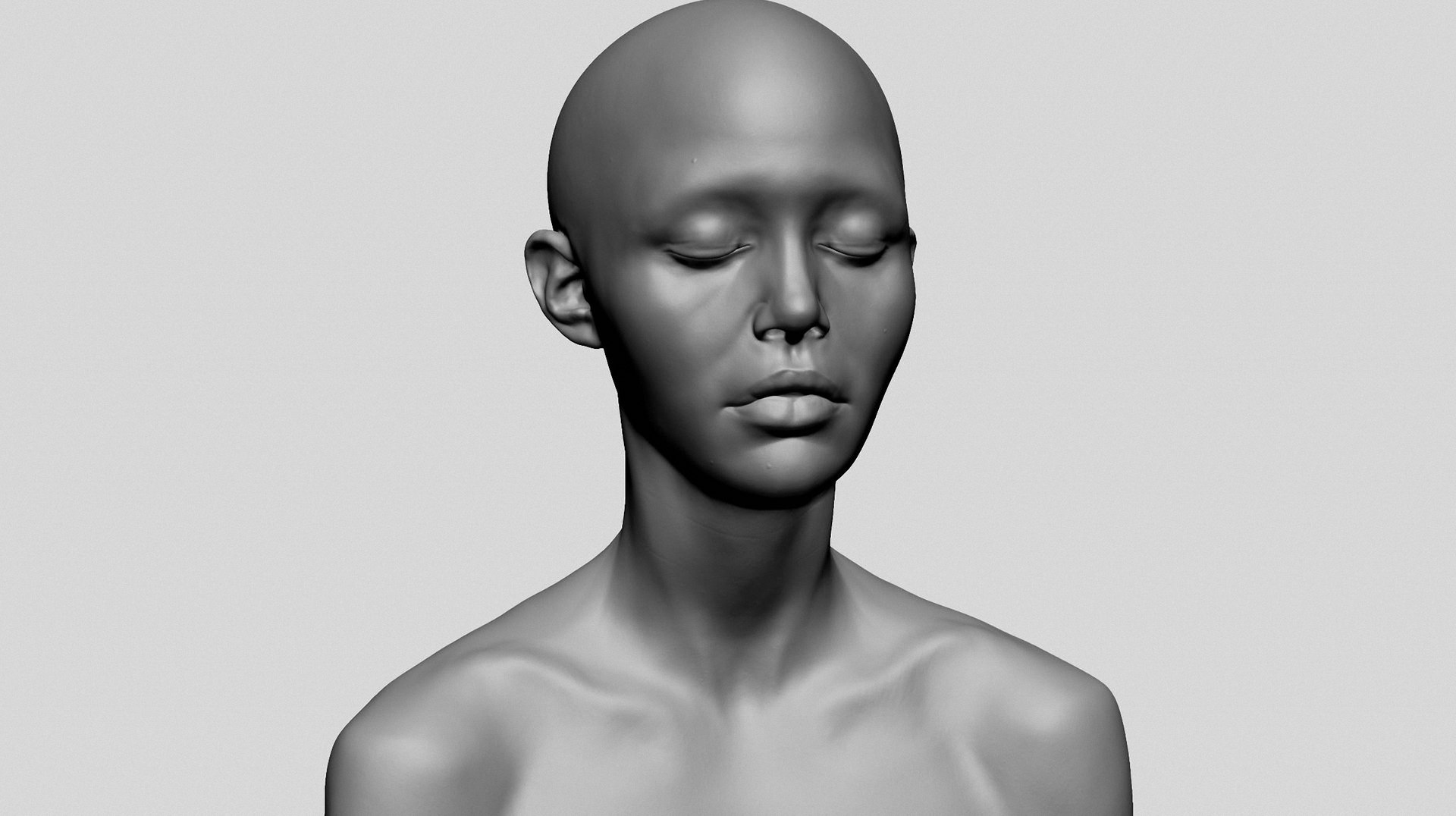 3D Female Head A Model - TurboSquid 1894218