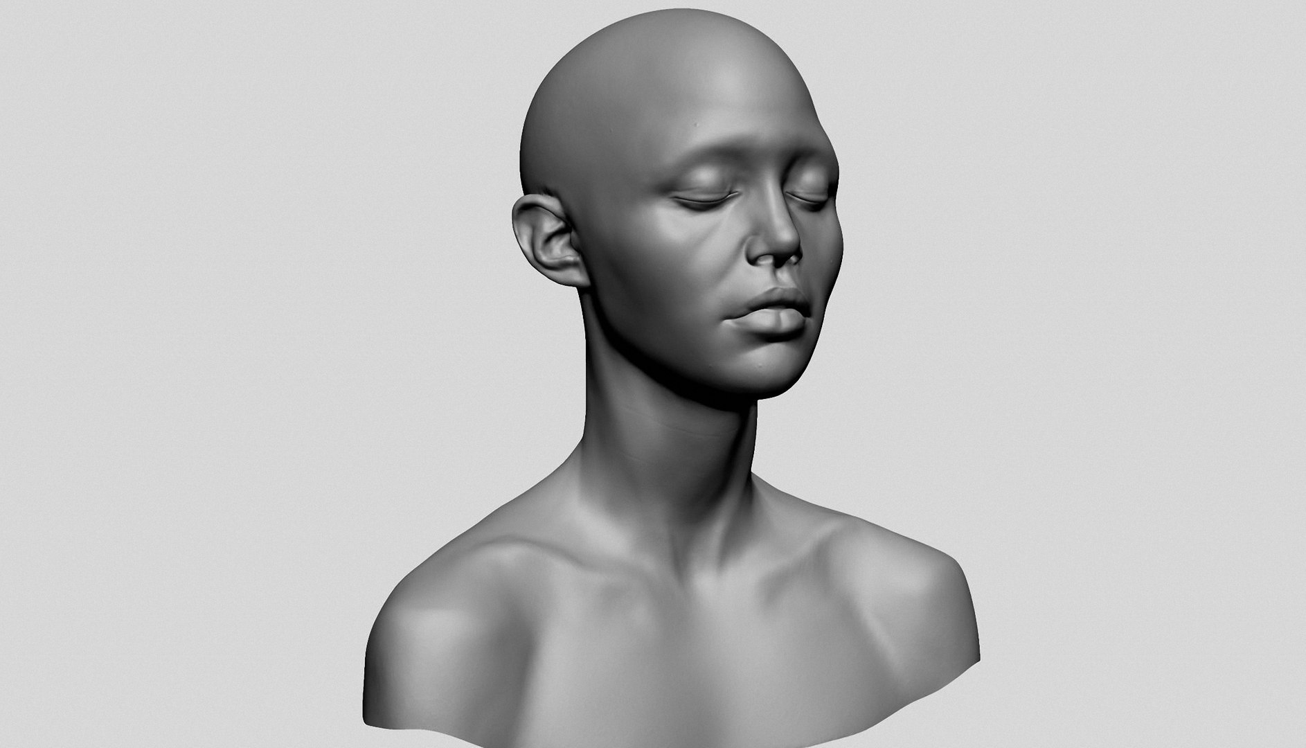 3D Female Head A Model - TurboSquid 1894218