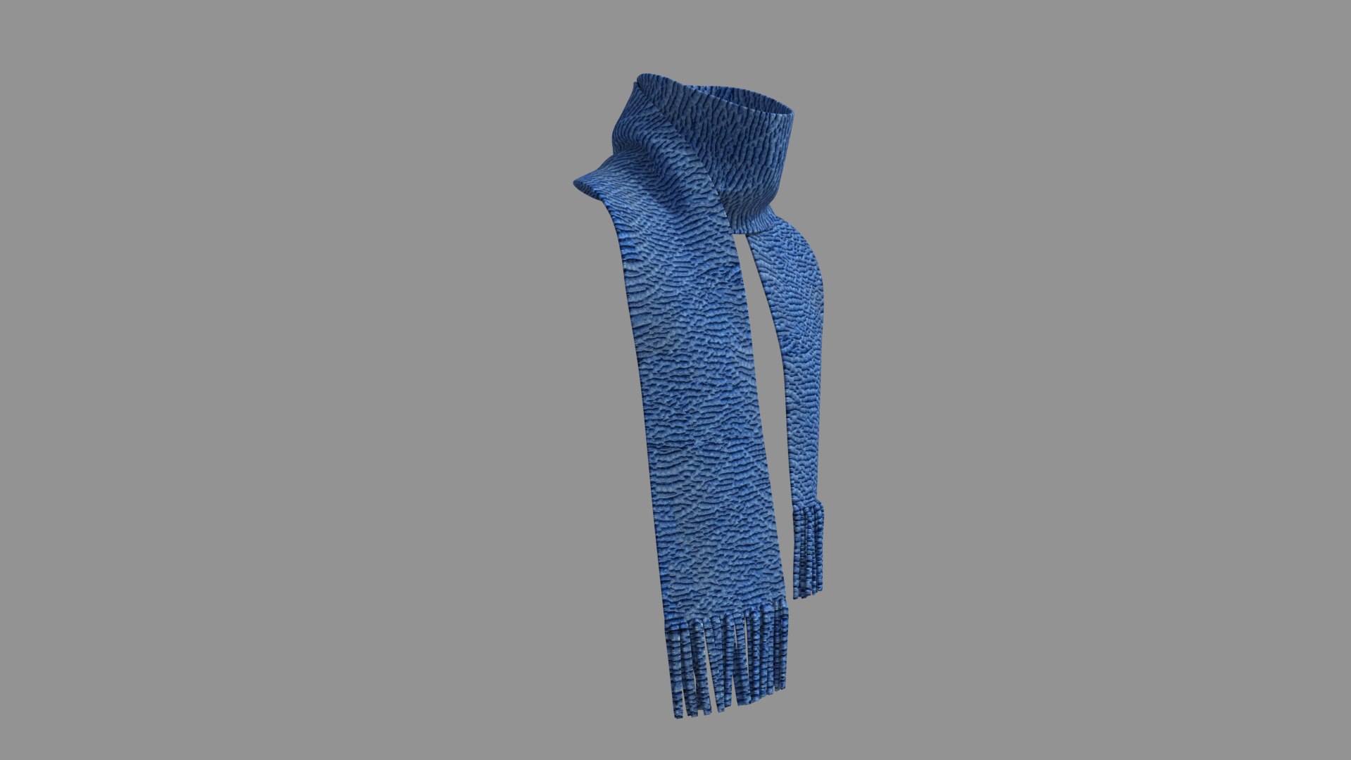 3D Scarf - High Neck Collar - TurboSquid 1977807