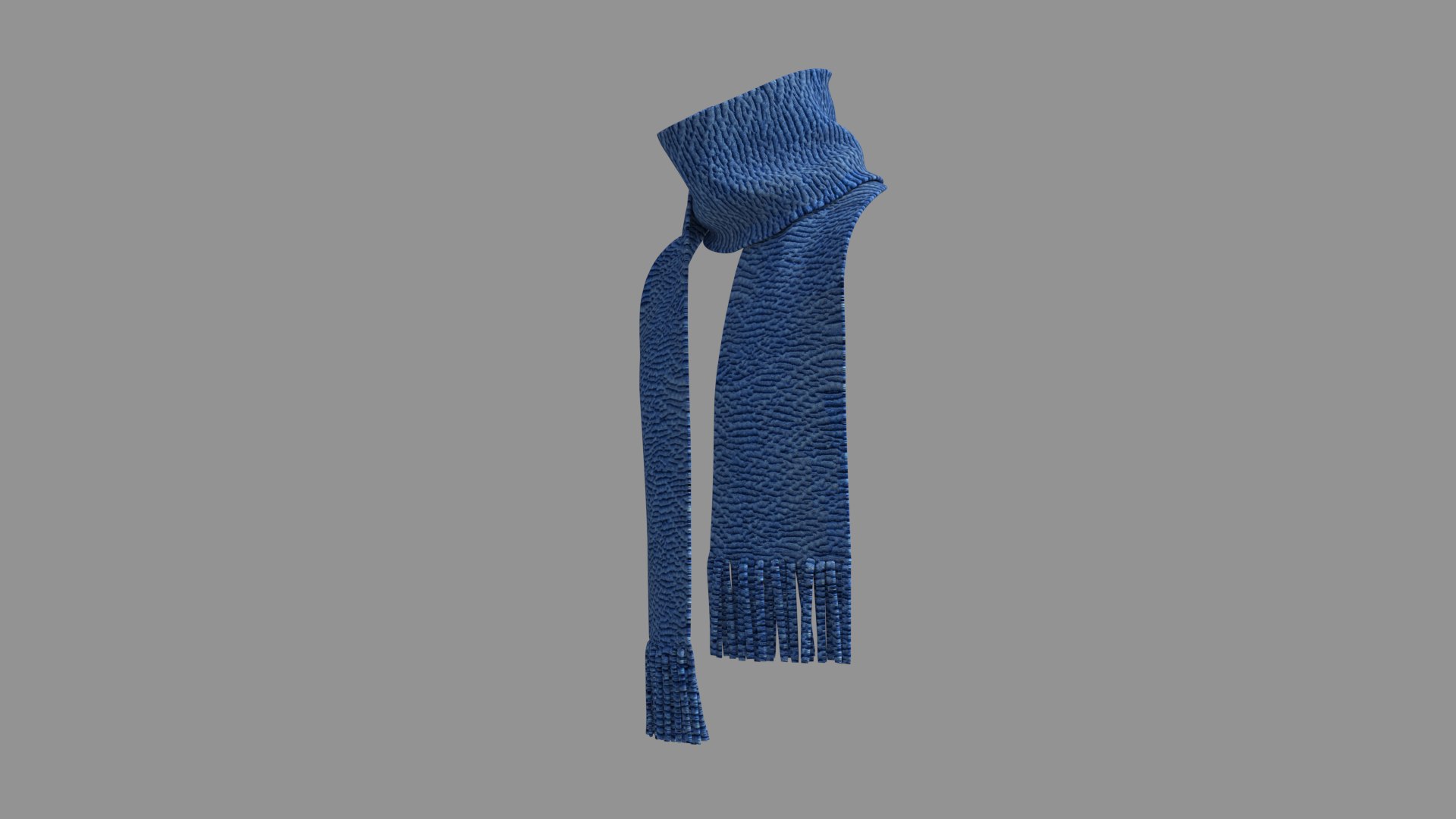 3D Scarf - High Neck Collar - TurboSquid 1977807