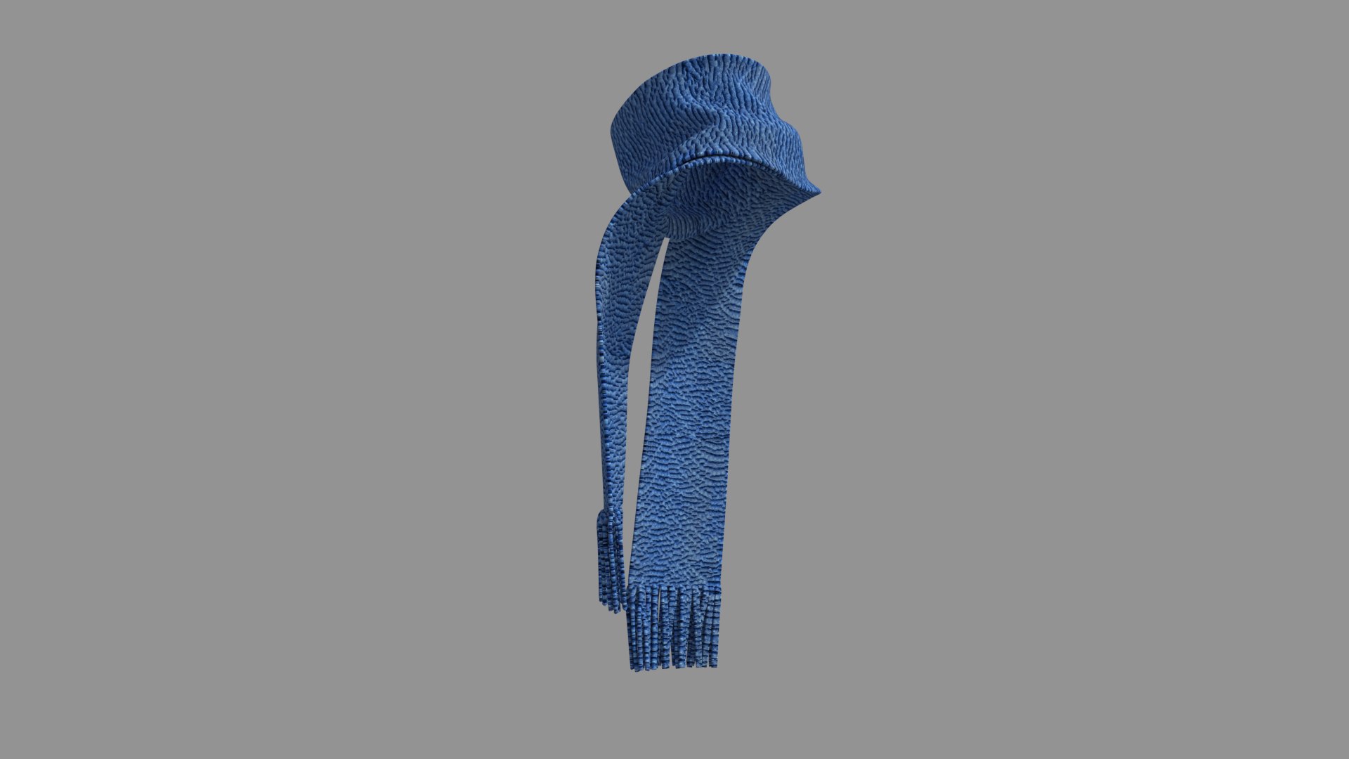 3D Scarf - High Neck Collar - TurboSquid 1977807
