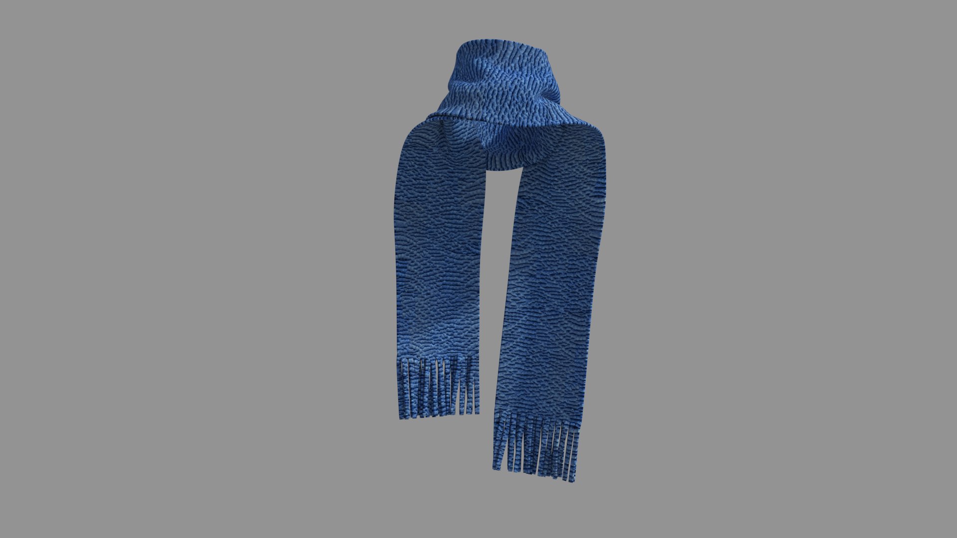3D Scarf - High Neck Collar - TurboSquid 1977807
