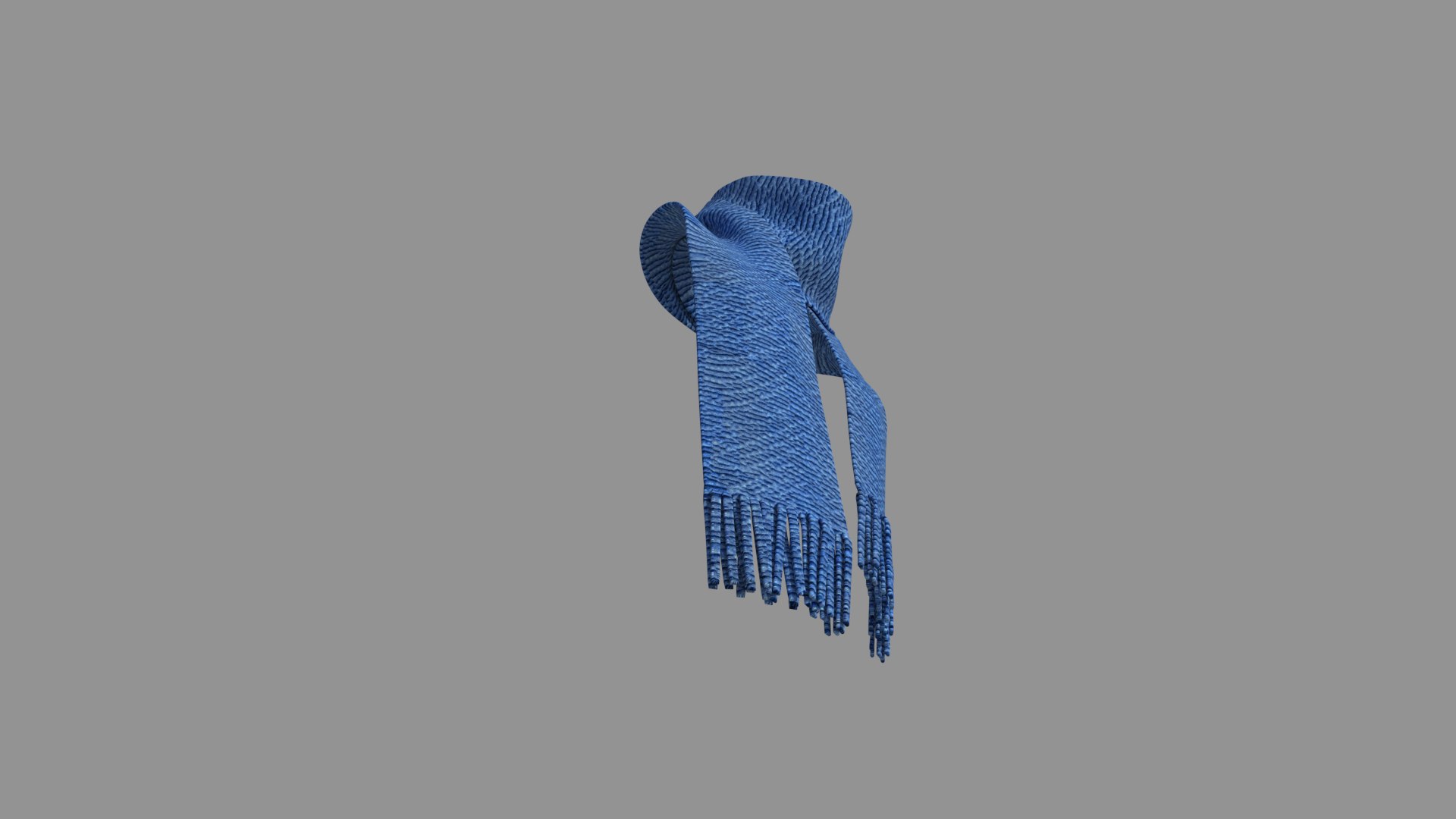 3D Scarf - High Neck Collar - TurboSquid 1977807