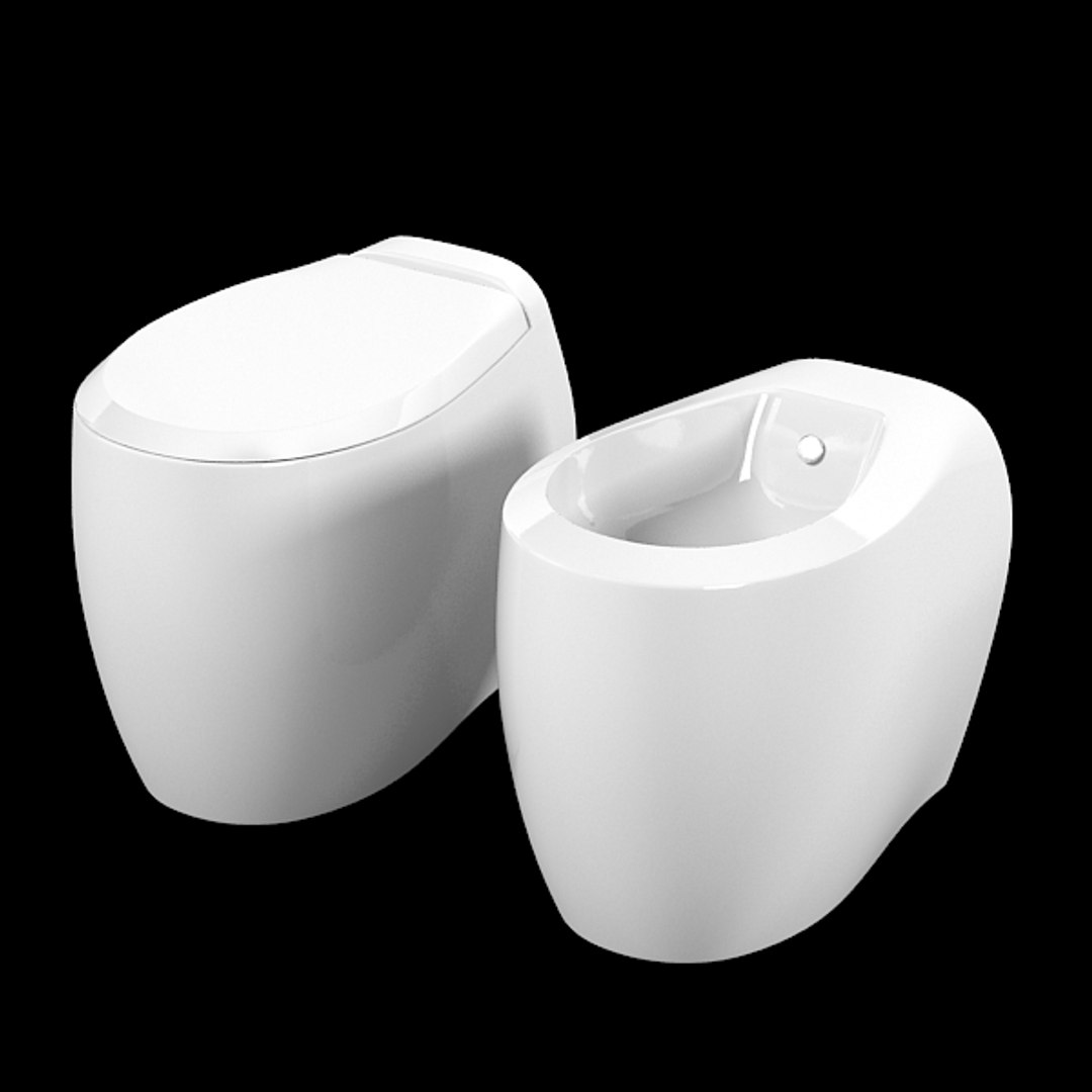 water e bidet 3d model
