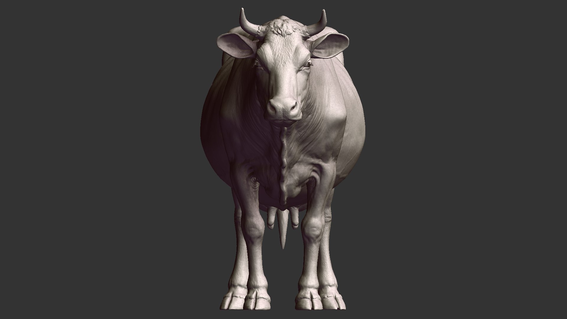 3D Cow Hi-poly - TurboSquid 1820767