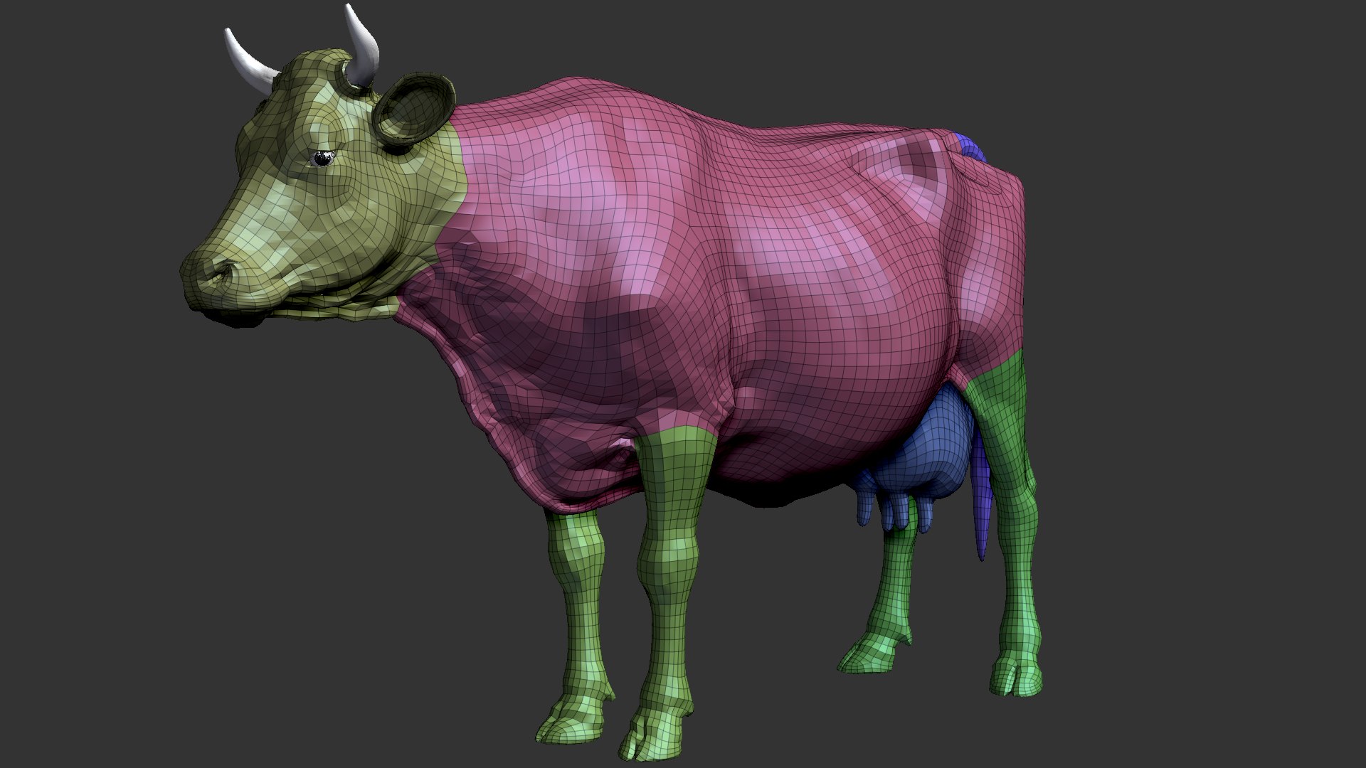 3D Cow Hi-poly - TurboSquid 1820767