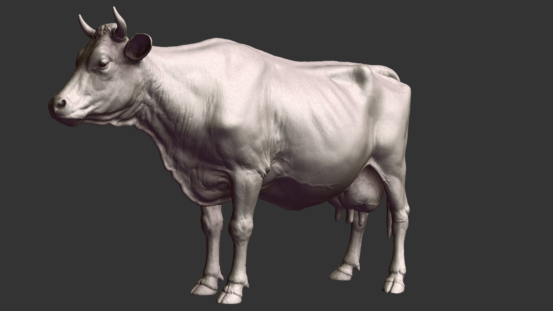 3D Cow Hi-poly - TurboSquid 1820767
