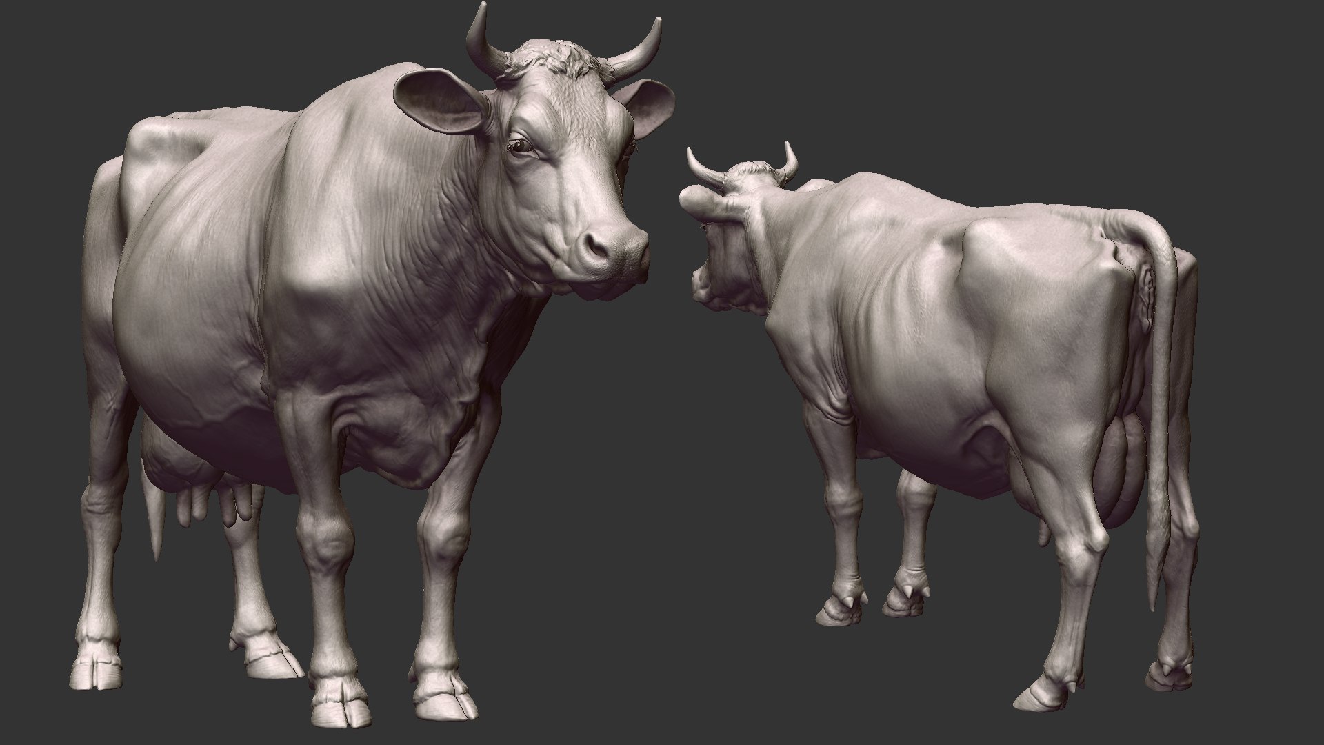 3D Cow Hi-poly - TurboSquid 1820767
