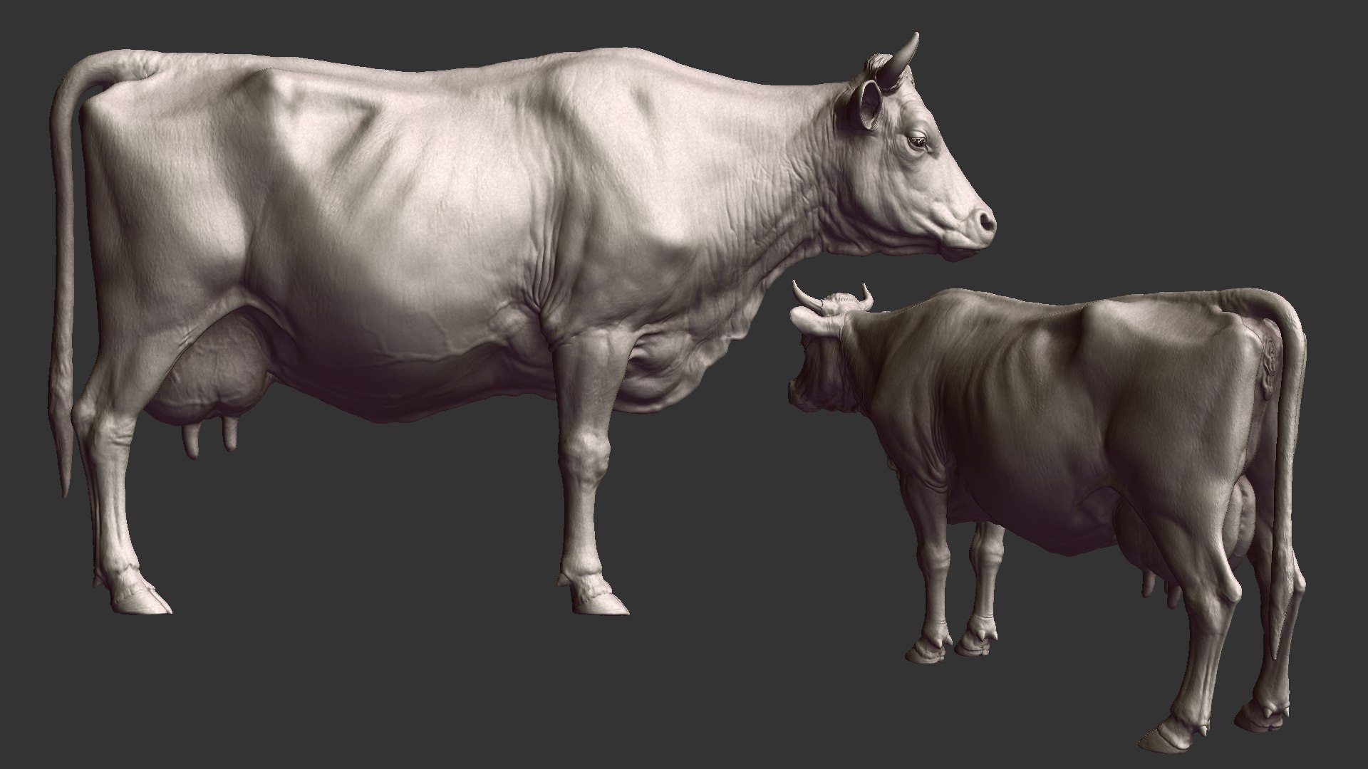 3D Cow Hi-poly - TurboSquid 1820767