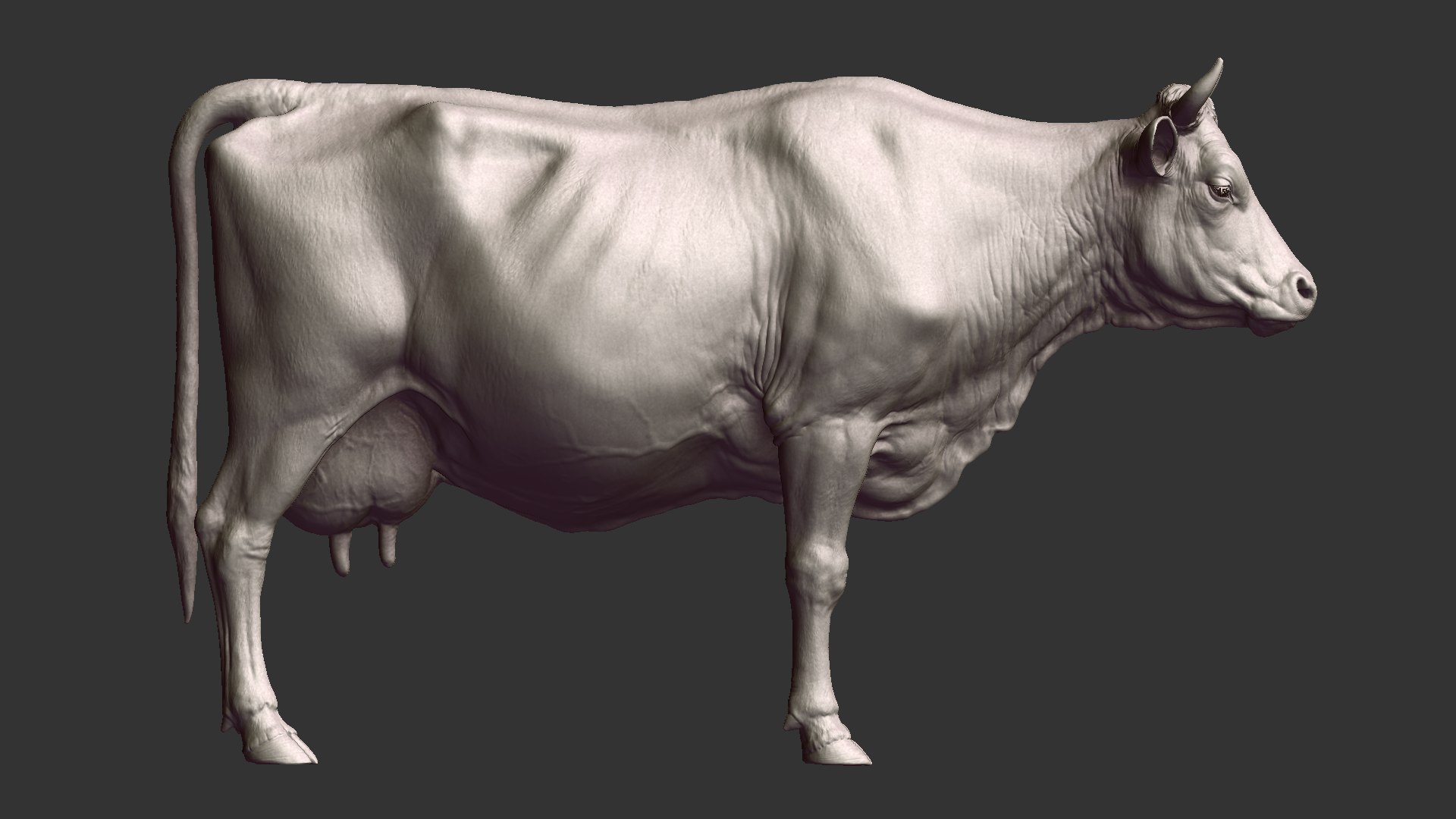 3D Cow Hi-poly - TurboSquid 1820767