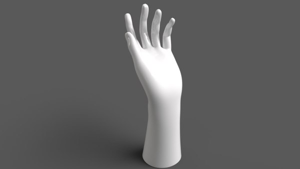 modelo 3d Female Left Hand Mannequin 3D print model - TurboSquid 2056838