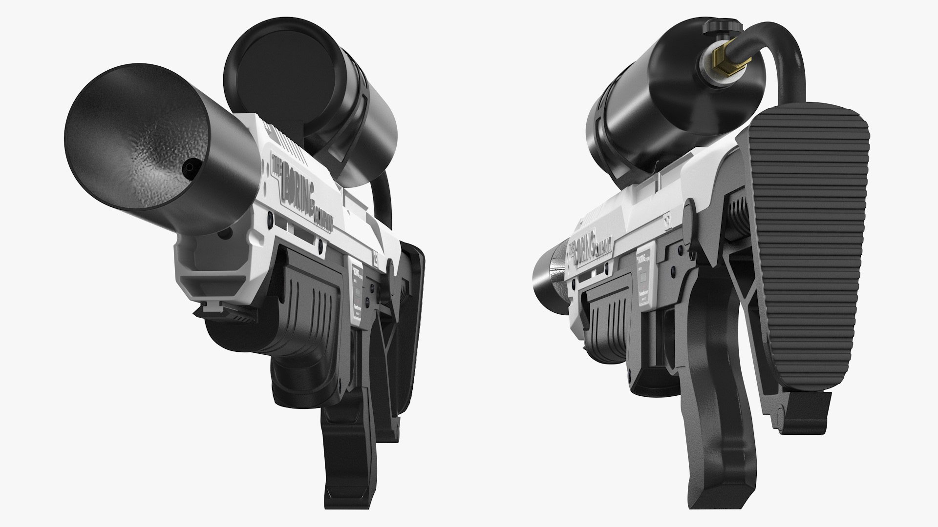 Boring company flamethrower 3D - TurboSquid 1629214