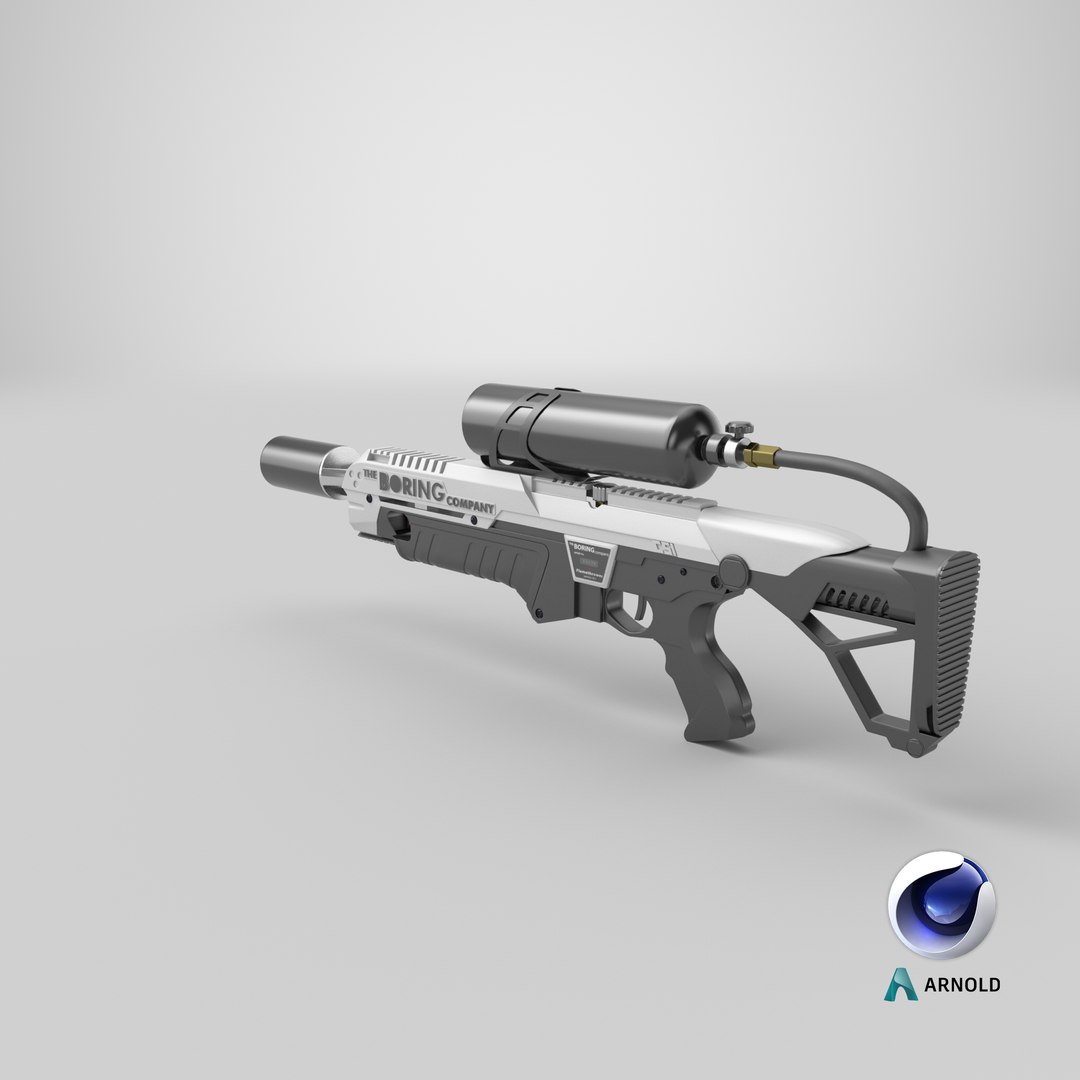 Boring Company Flamethrower 3D - TurboSquid 1629214