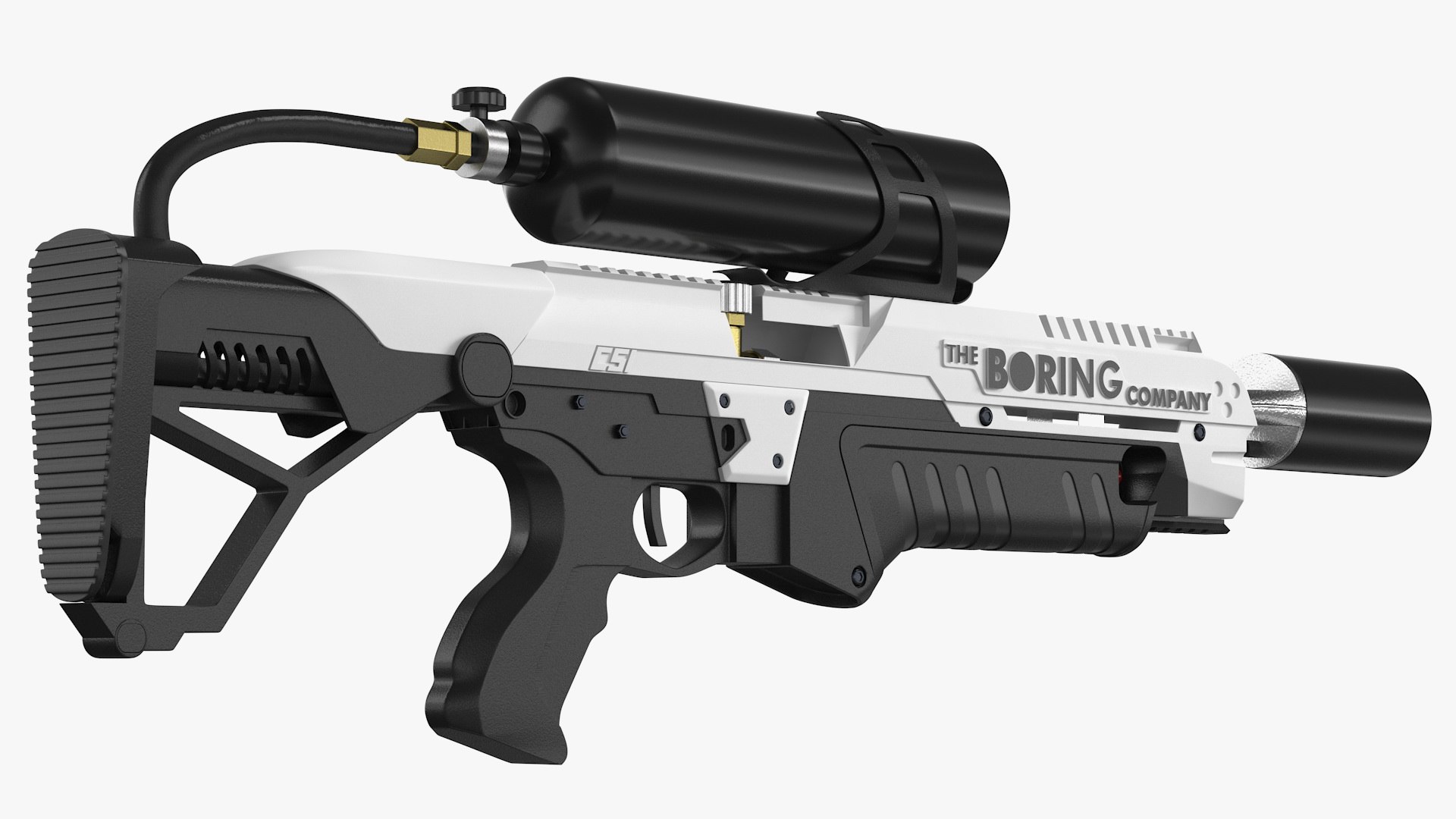 Boring company flamethrower 3D - TurboSquid 1629214
