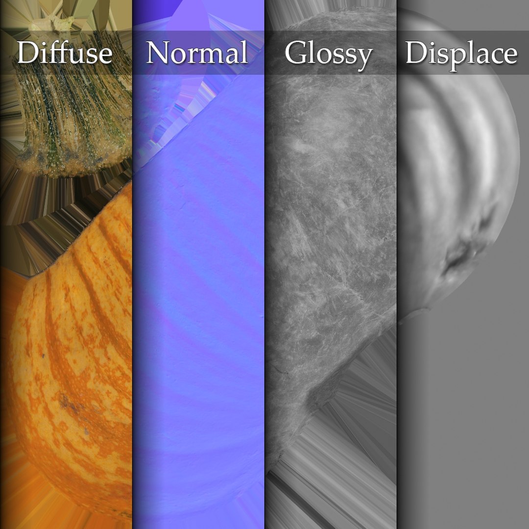 3D Pumpkin Subdivision Displacement Model - TurboSquid 1334674