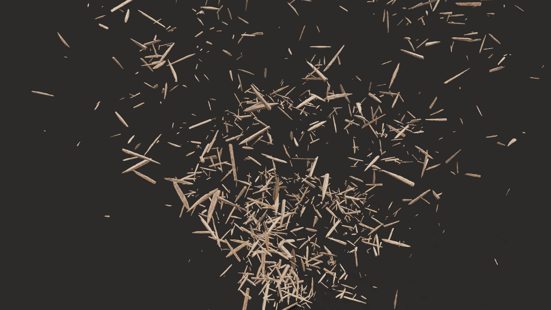 Animated Splinter Explode Upward Model - TurboSquid 1778132