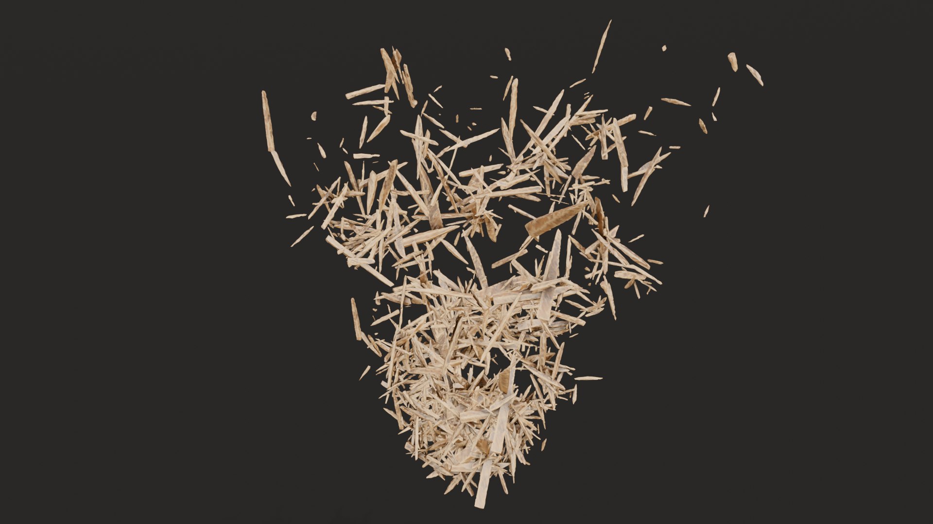 Animated Splinter Explode Upward Model - TurboSquid 1778132