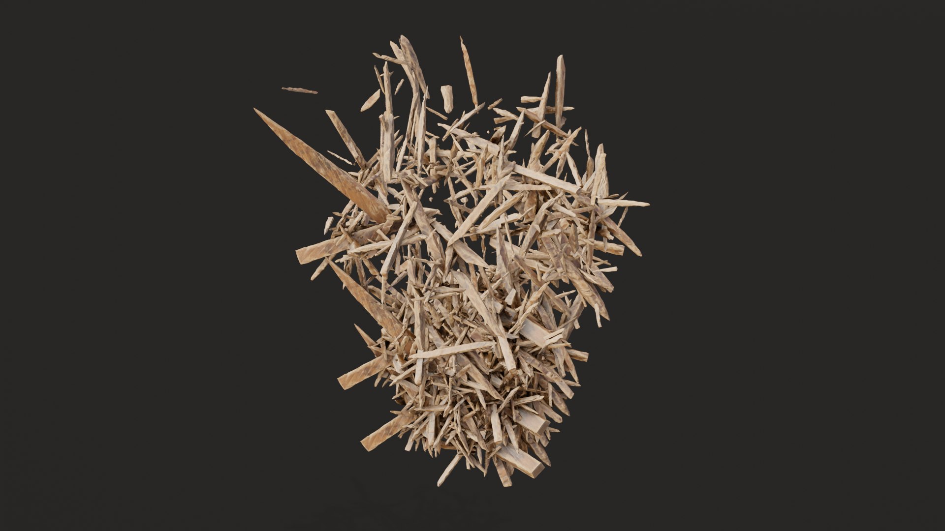 Animated Splinter Explode Upward Model - TurboSquid 1778132