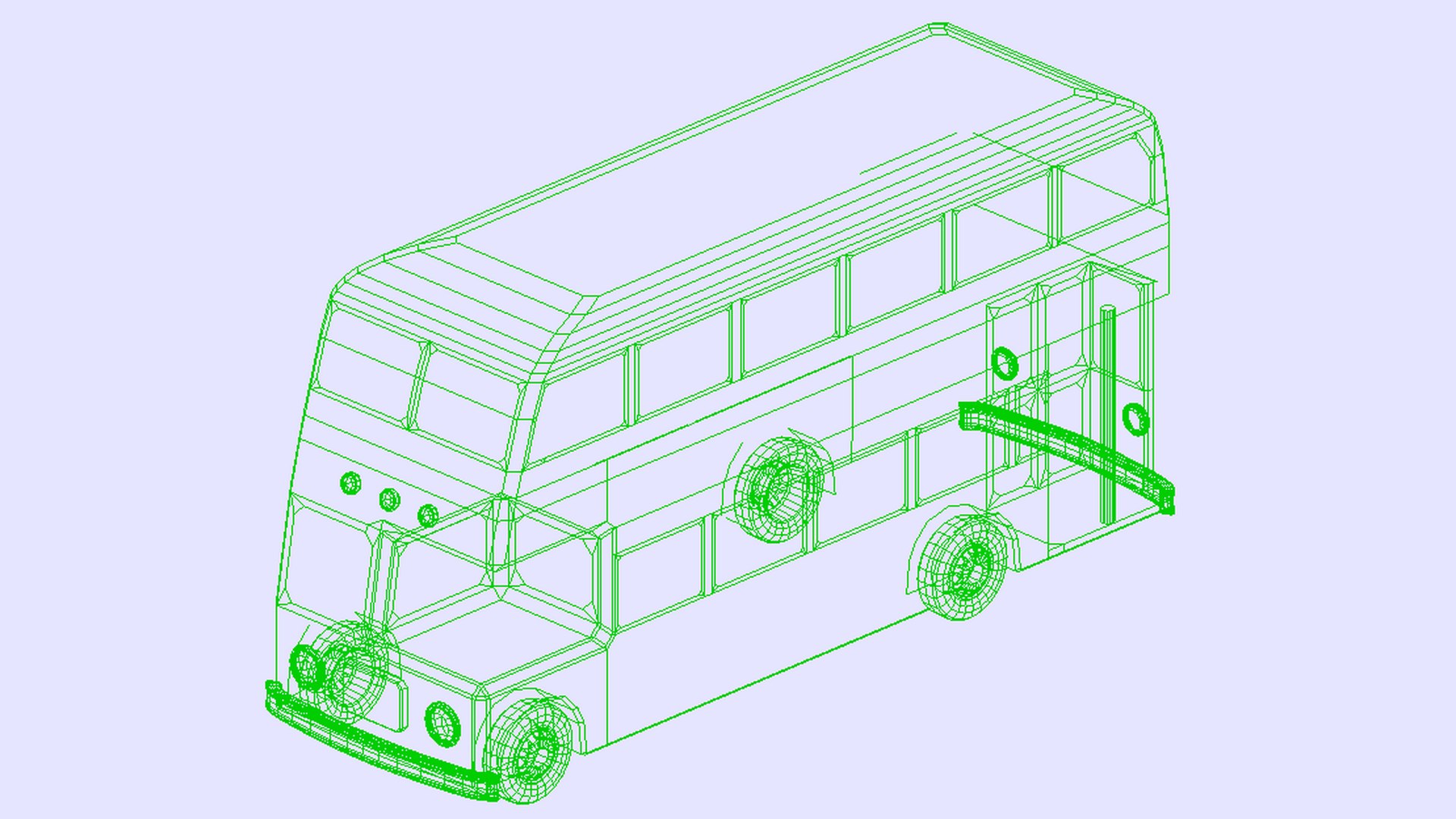 Bus Isometric 3D Model - TurboSquid 1708358