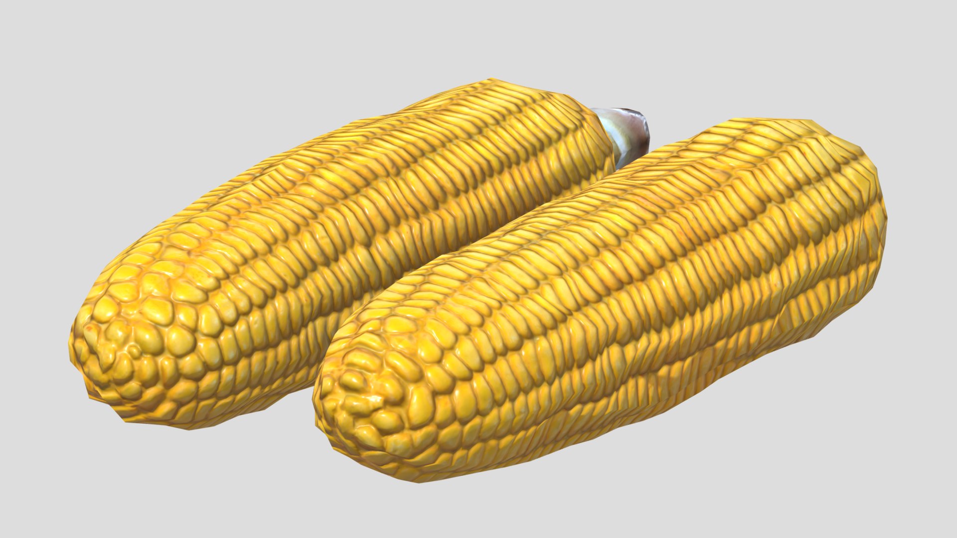 3D Corn Low Poly Model - TurboSquid 2272658
