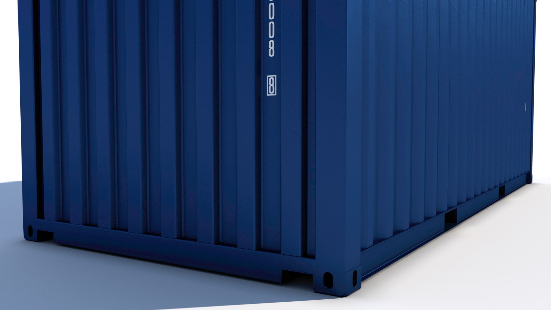 New 20ft Shipping Container 3D Model - TurboSquid 1811516