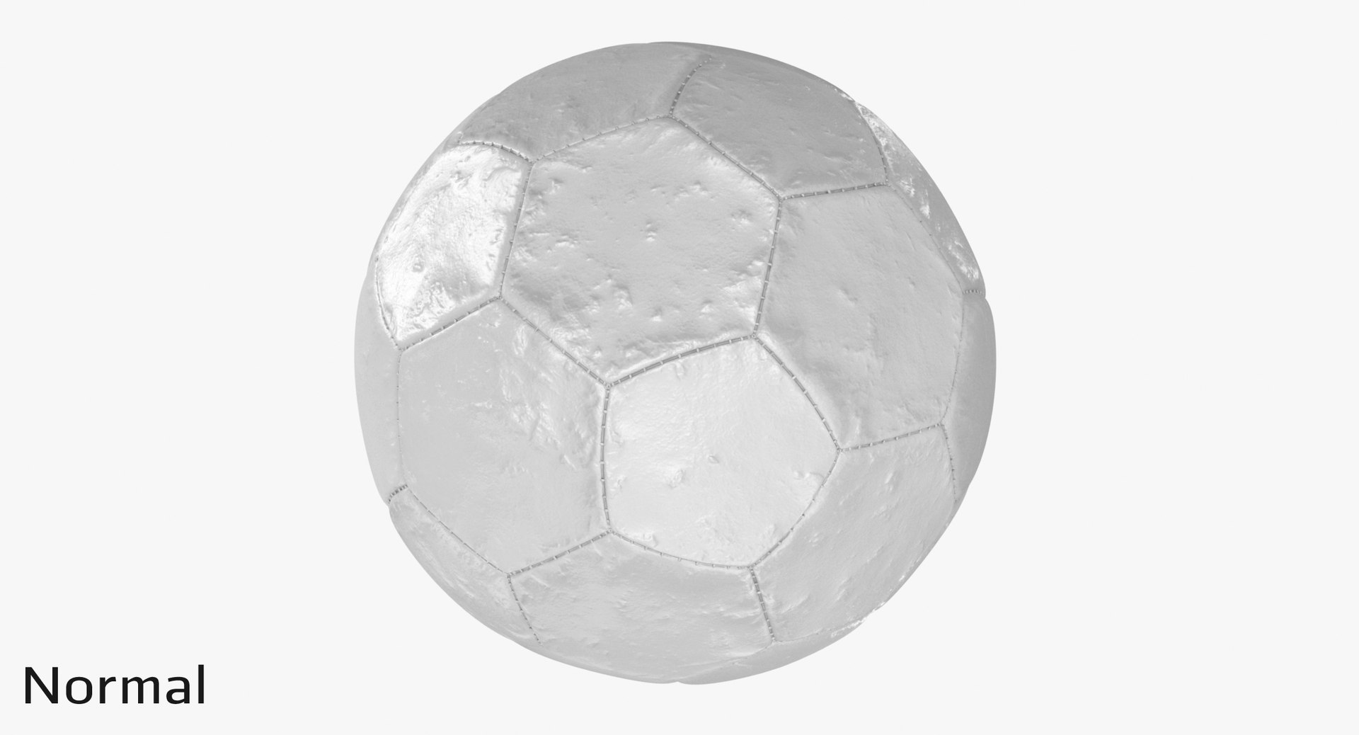 3D Scratched Soccer Ball Model - TurboSquid 1449216
