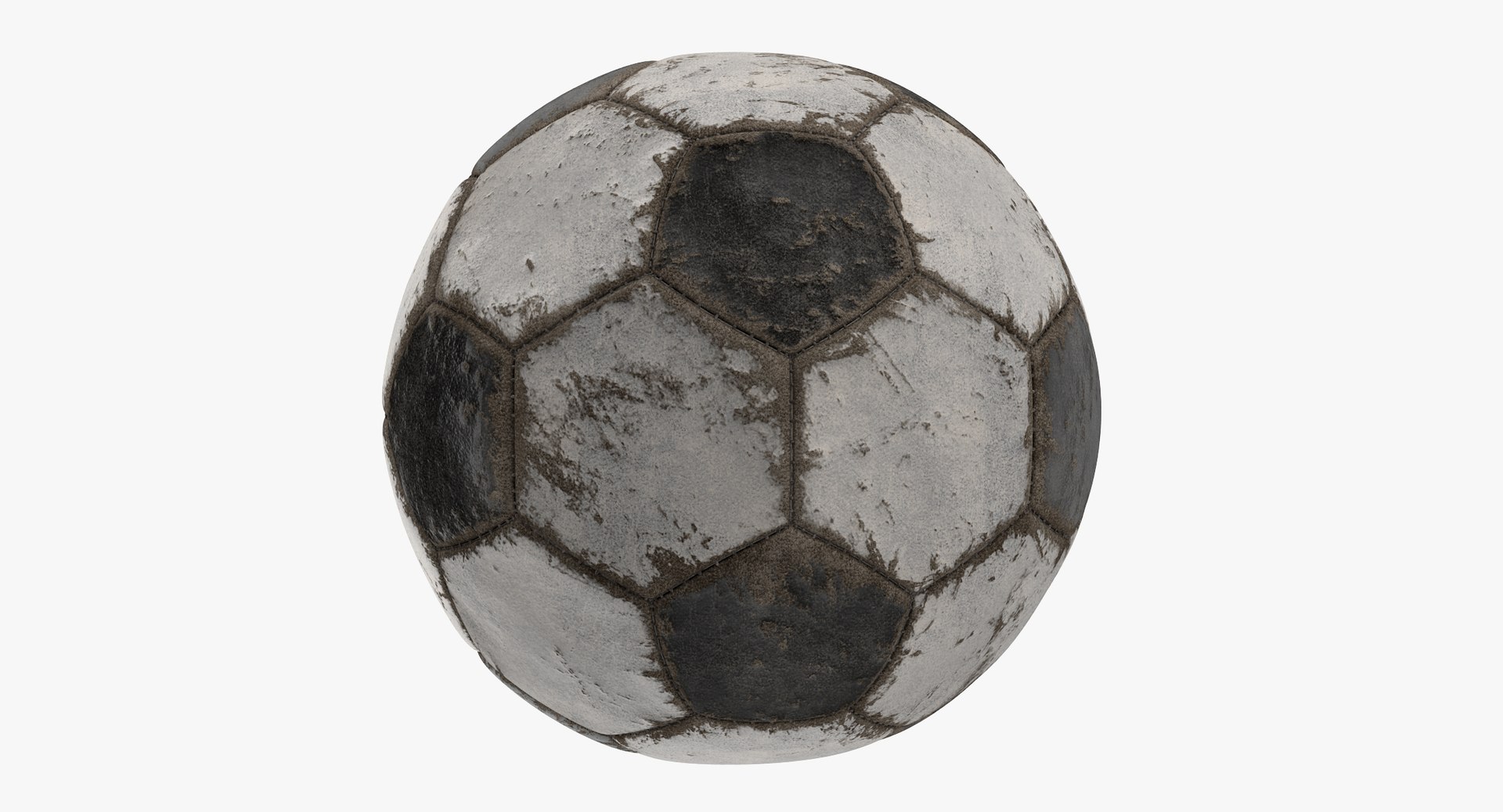 3D Scratched Soccer Ball Model - TurboSquid 1449216