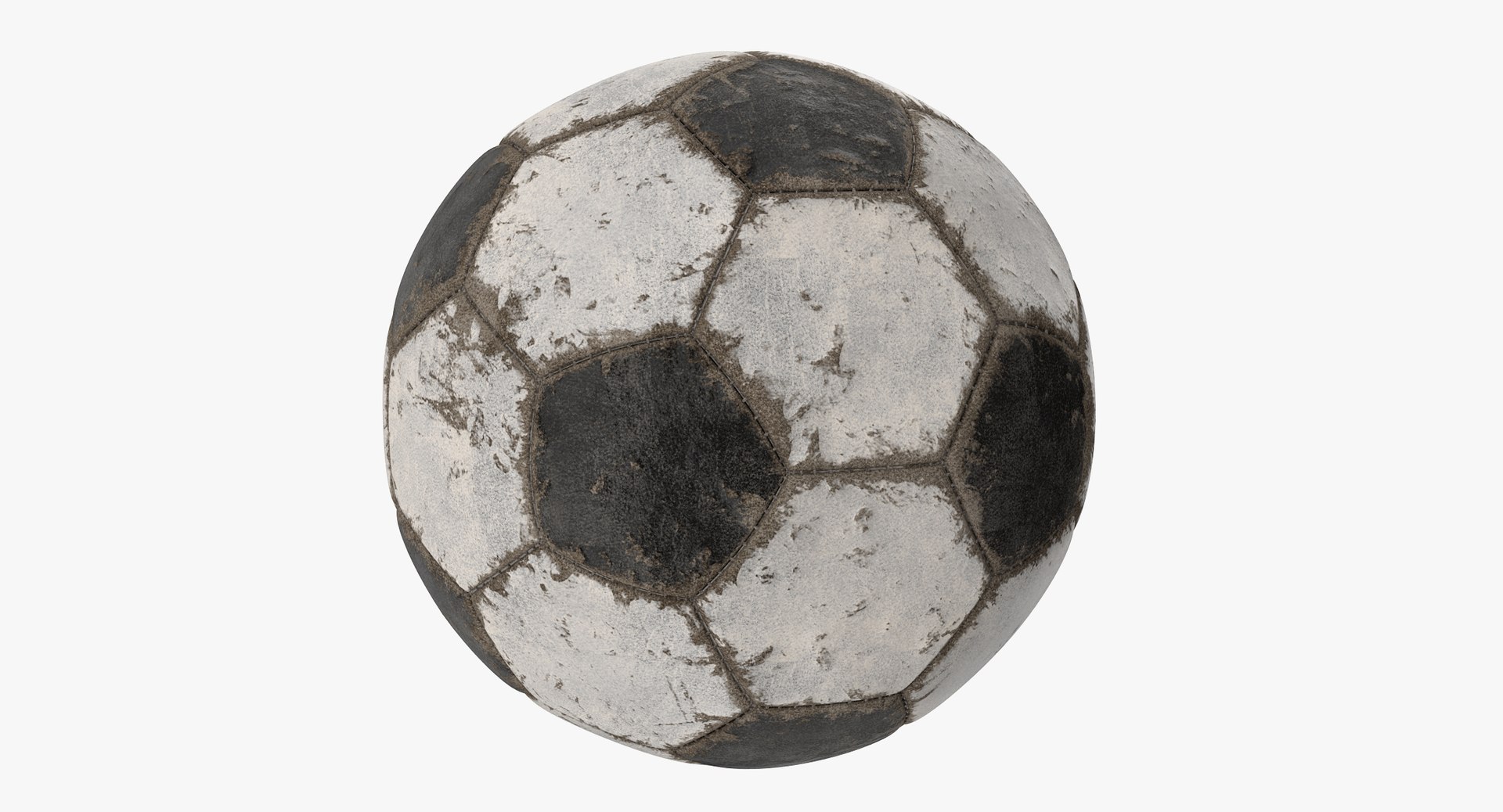3D Scratched Soccer Ball Model - TurboSquid 1449216