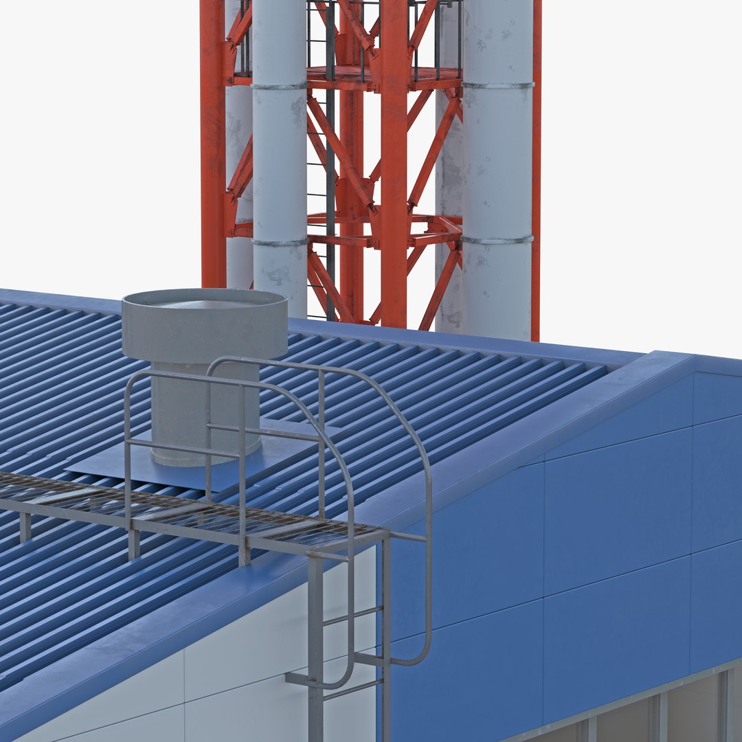 3D Boiler House - TurboSquid 1450091