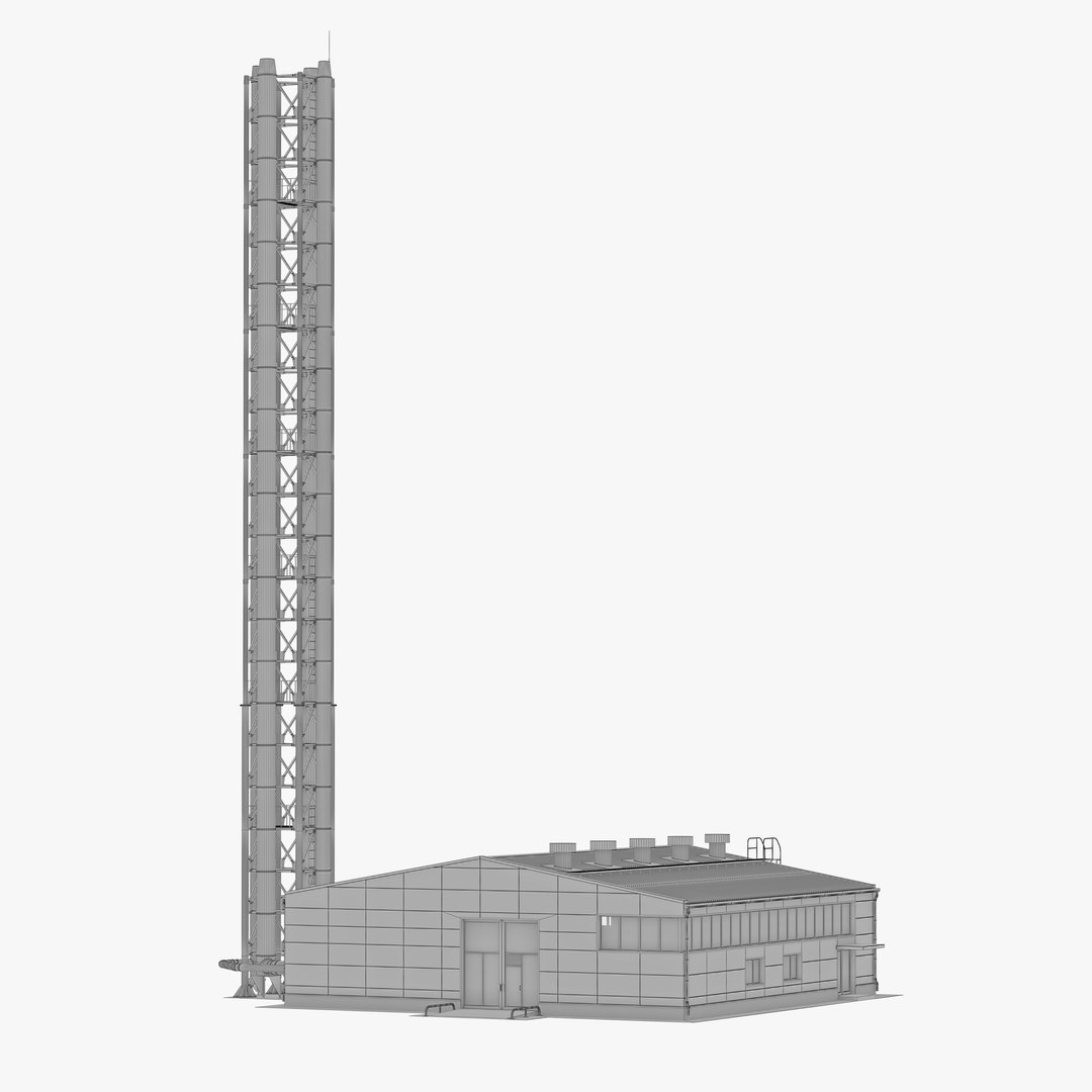 3D Boiler House - TurboSquid 1450091