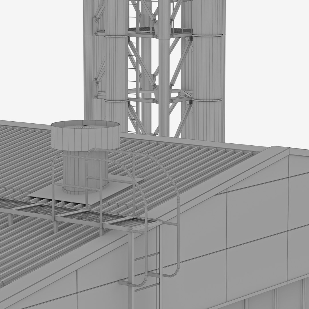 3D Boiler House - TurboSquid 1450091