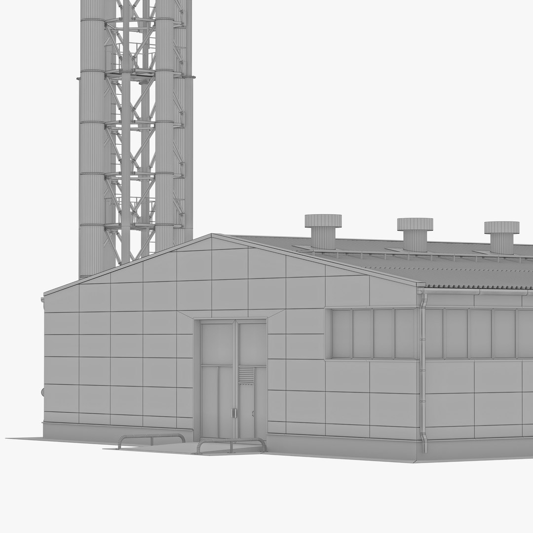 3D Boiler House - TurboSquid 1450091