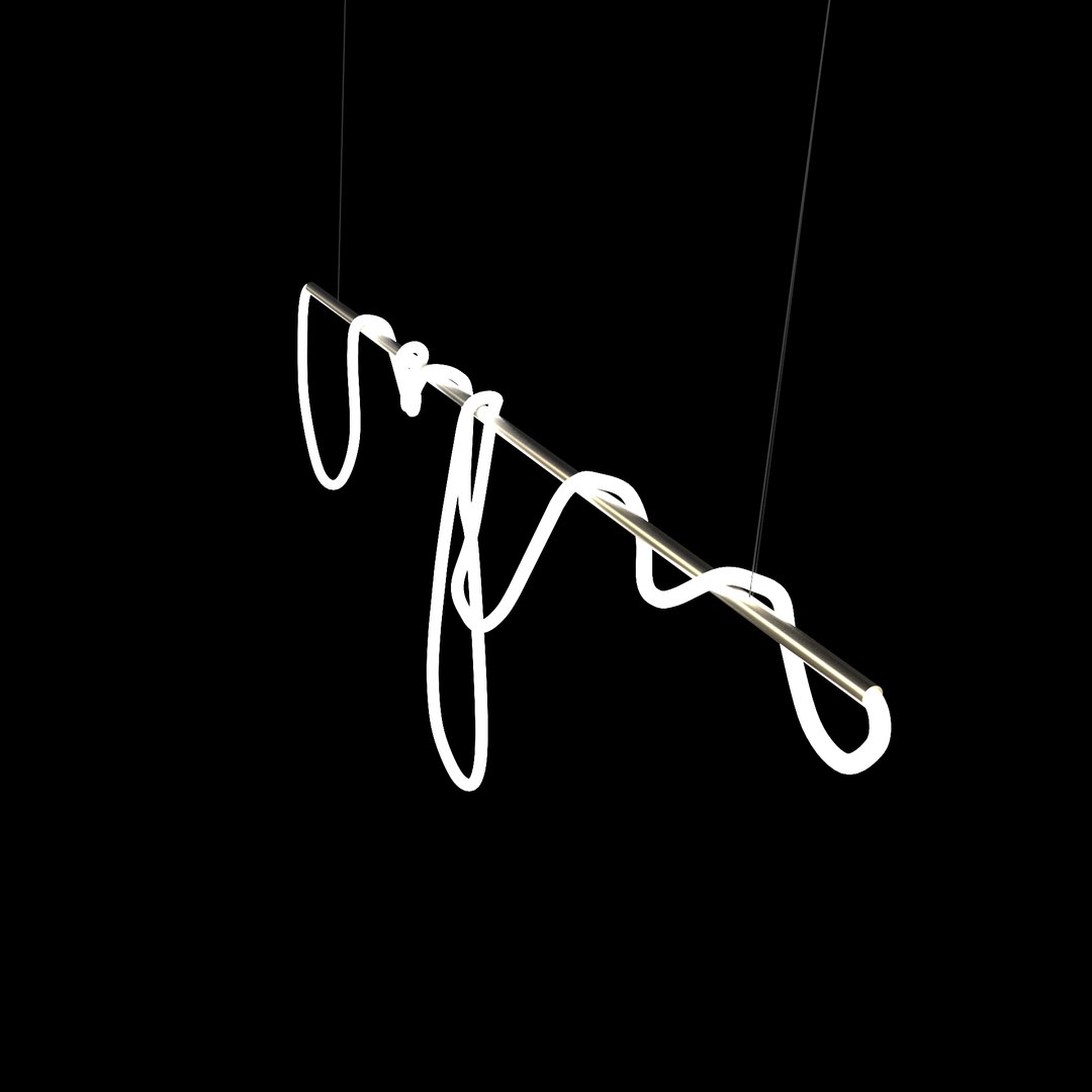 3D Lighting Fixtures Made From Flexible LEDs - TurboSquid 1882529