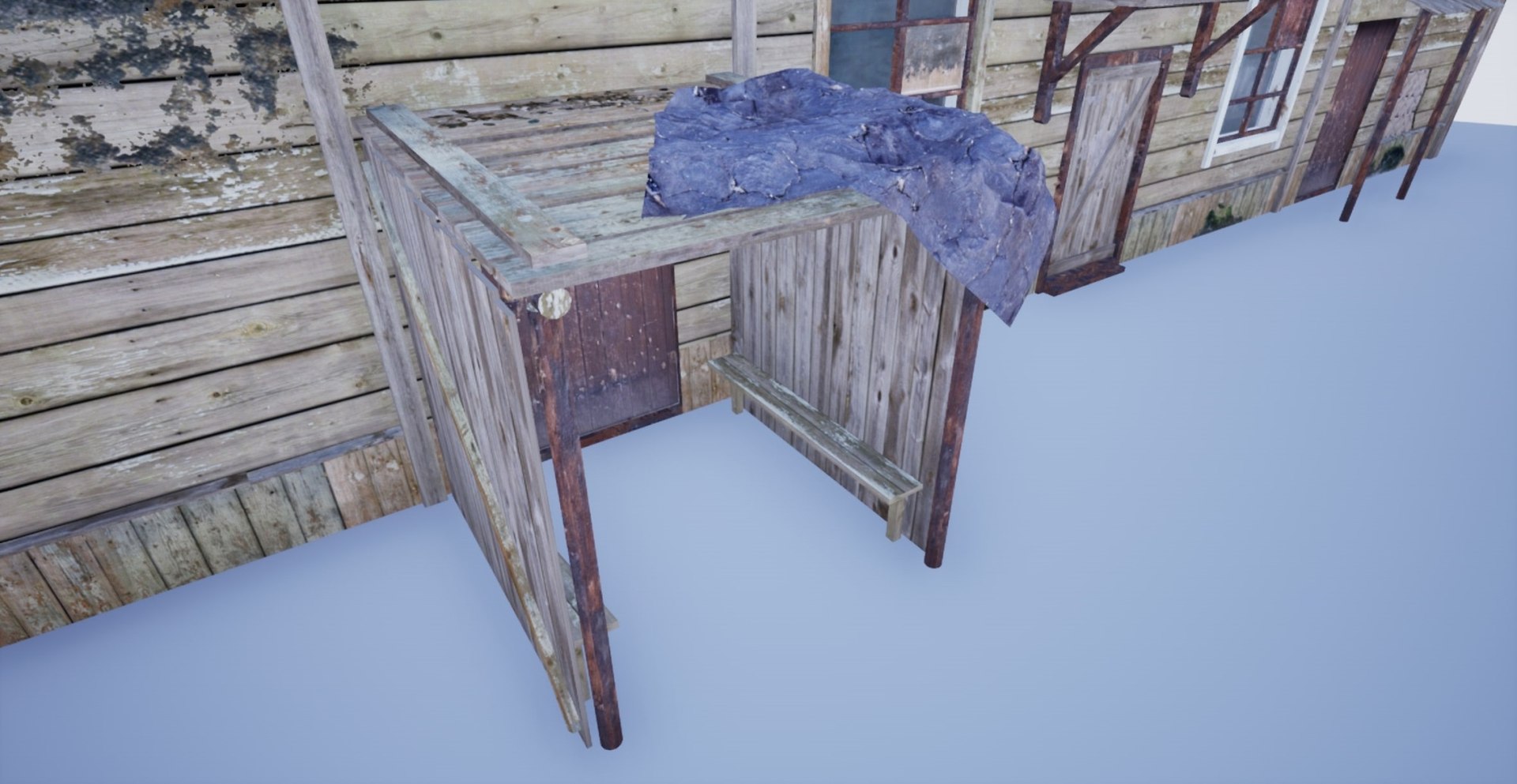 Russian residential barrack 3D model - TurboSquid 1658056