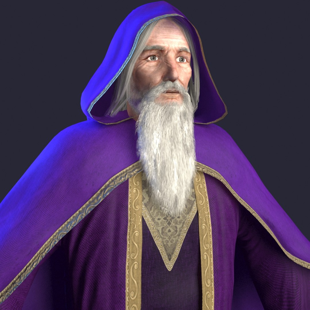 3D Wizard Cape Hat - TurboSquid 1423510