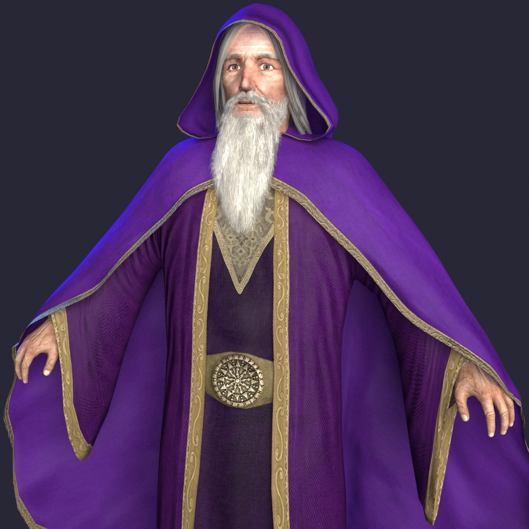 3D Wizard Cape Hat - TurboSquid 1423510