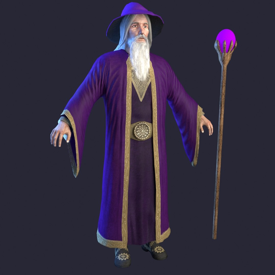 3D Wizard Cape Hat - TurboSquid 1423510
