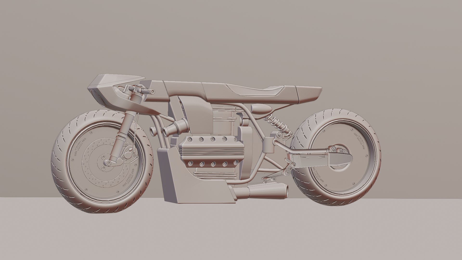 Cafe Racer Concept 3D Model - TurboSquid 2259016