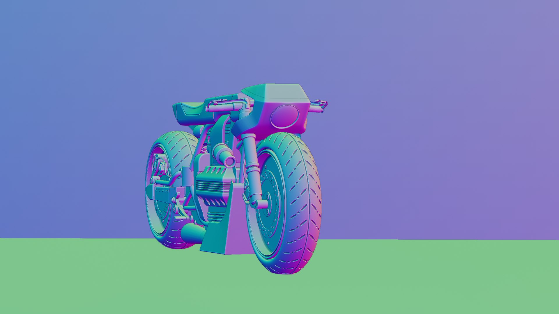 Cafe Racer Concept 3D Model - TurboSquid 2259016
