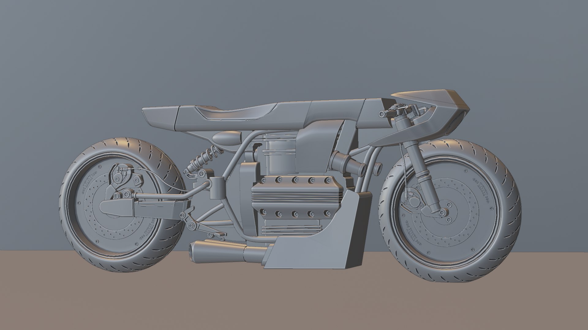 Cafe Racer Concept 3D Model - TurboSquid 2259016