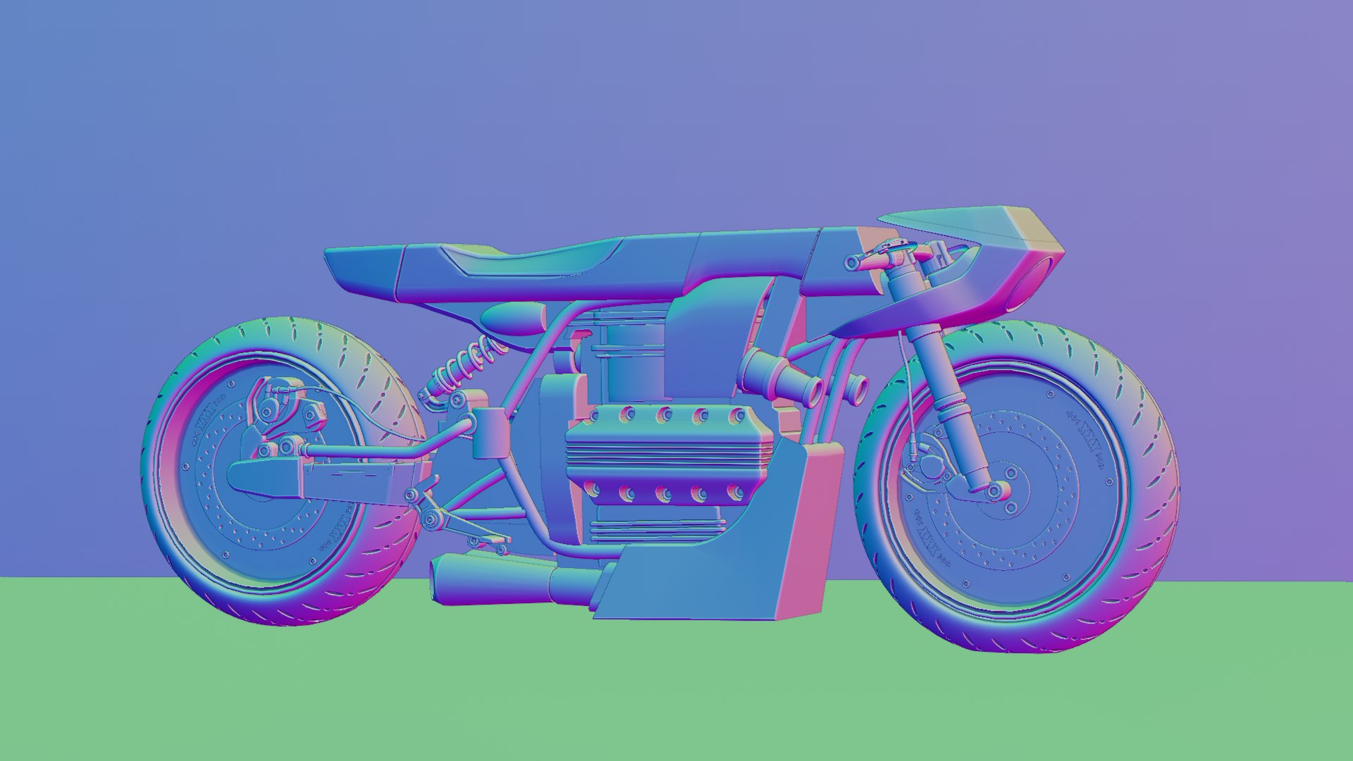 Cafe Racer Concept 3D Model - TurboSquid 2259016