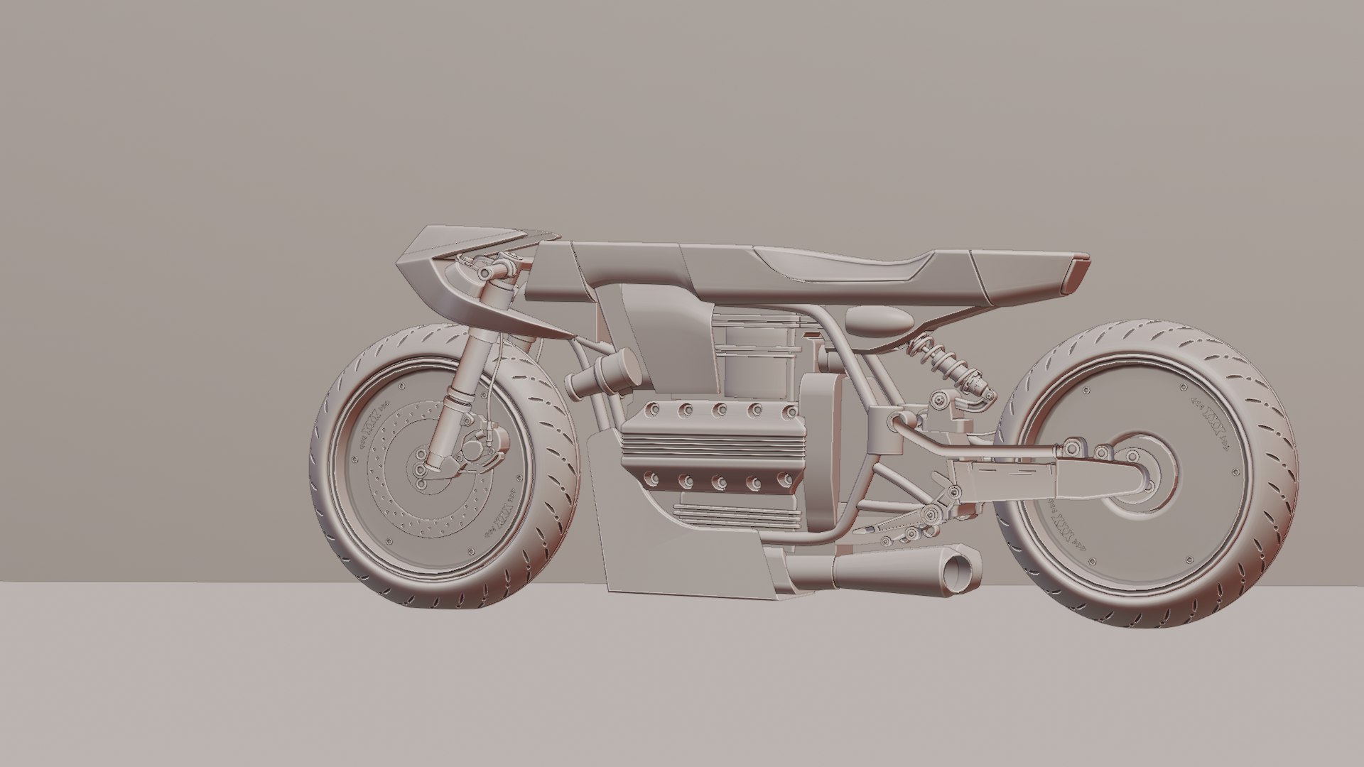 Cafe Racer Concept 3D Model - TurboSquid 2259016