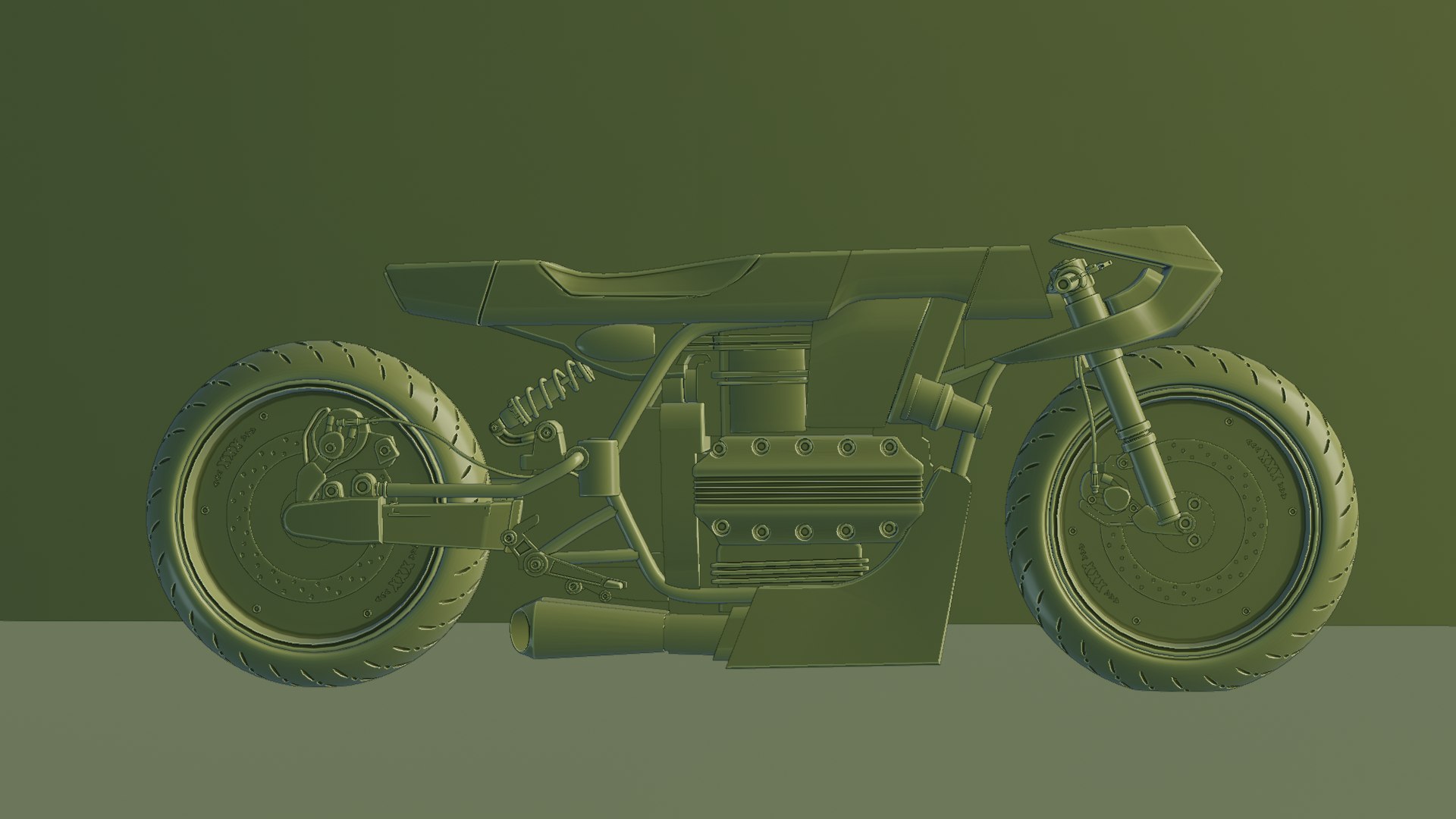 Cafe Racer Concept 3D Model - TurboSquid 2259016