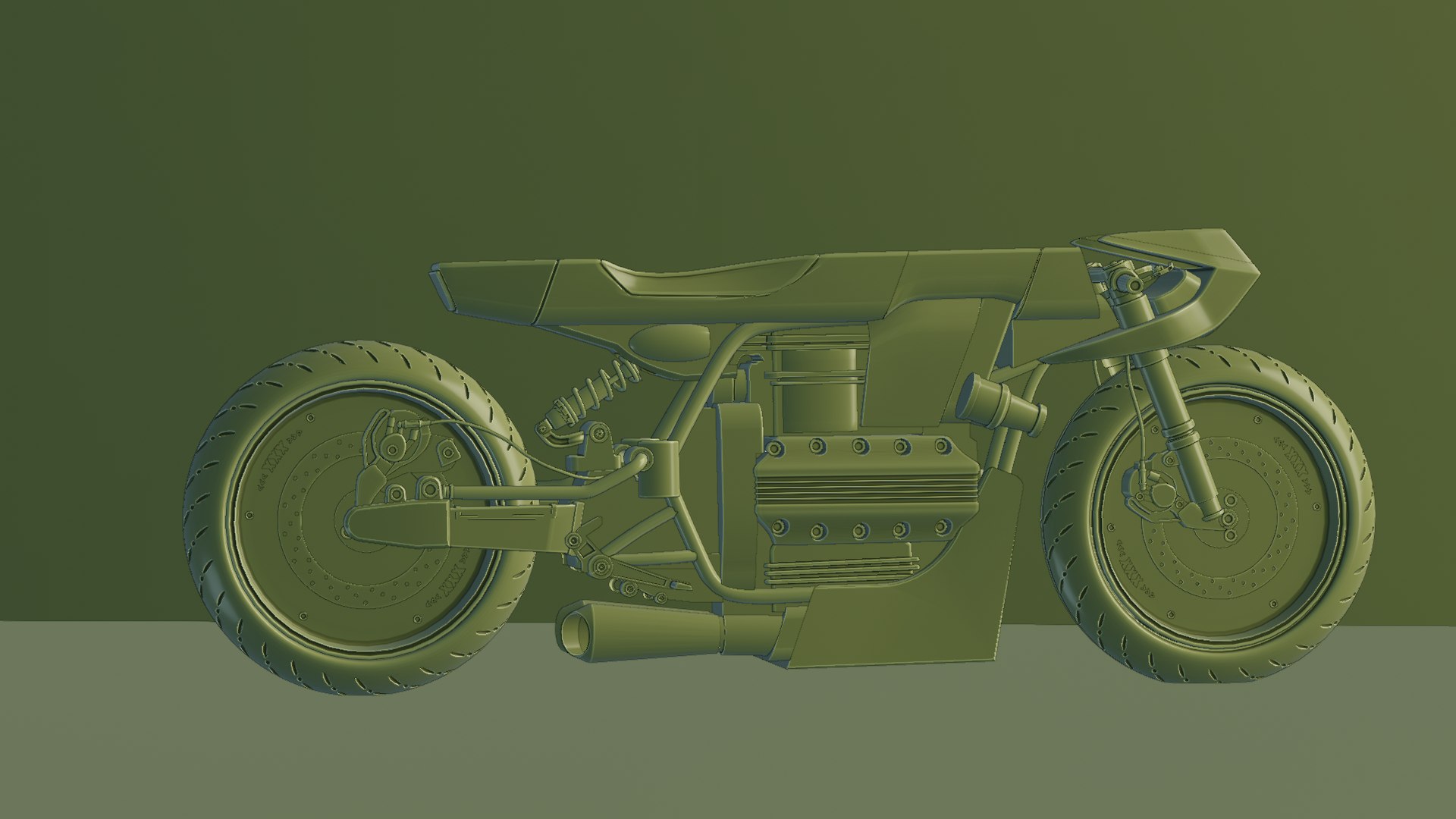 Cafe Racer Concept 3D Model - TurboSquid 2259016