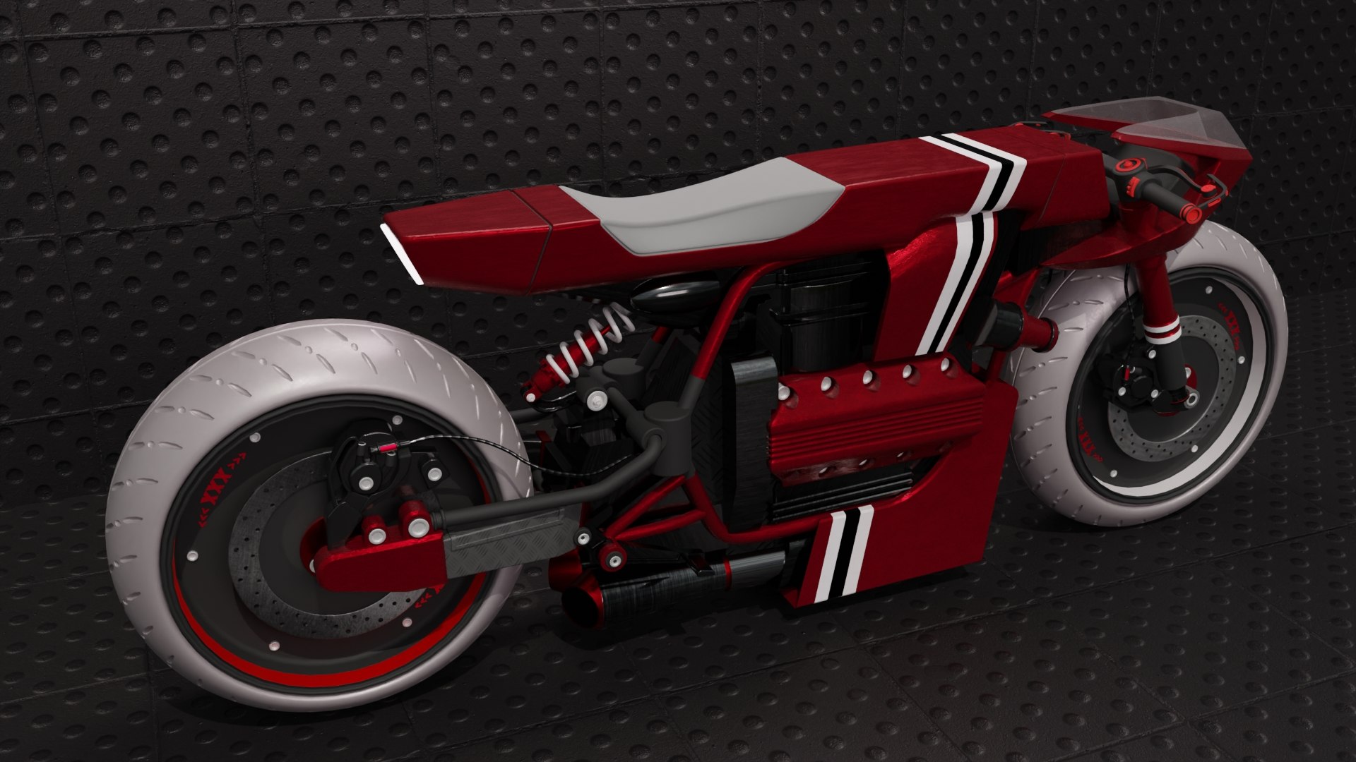 Cafe Racer Concept 3D Model - TurboSquid 2259016